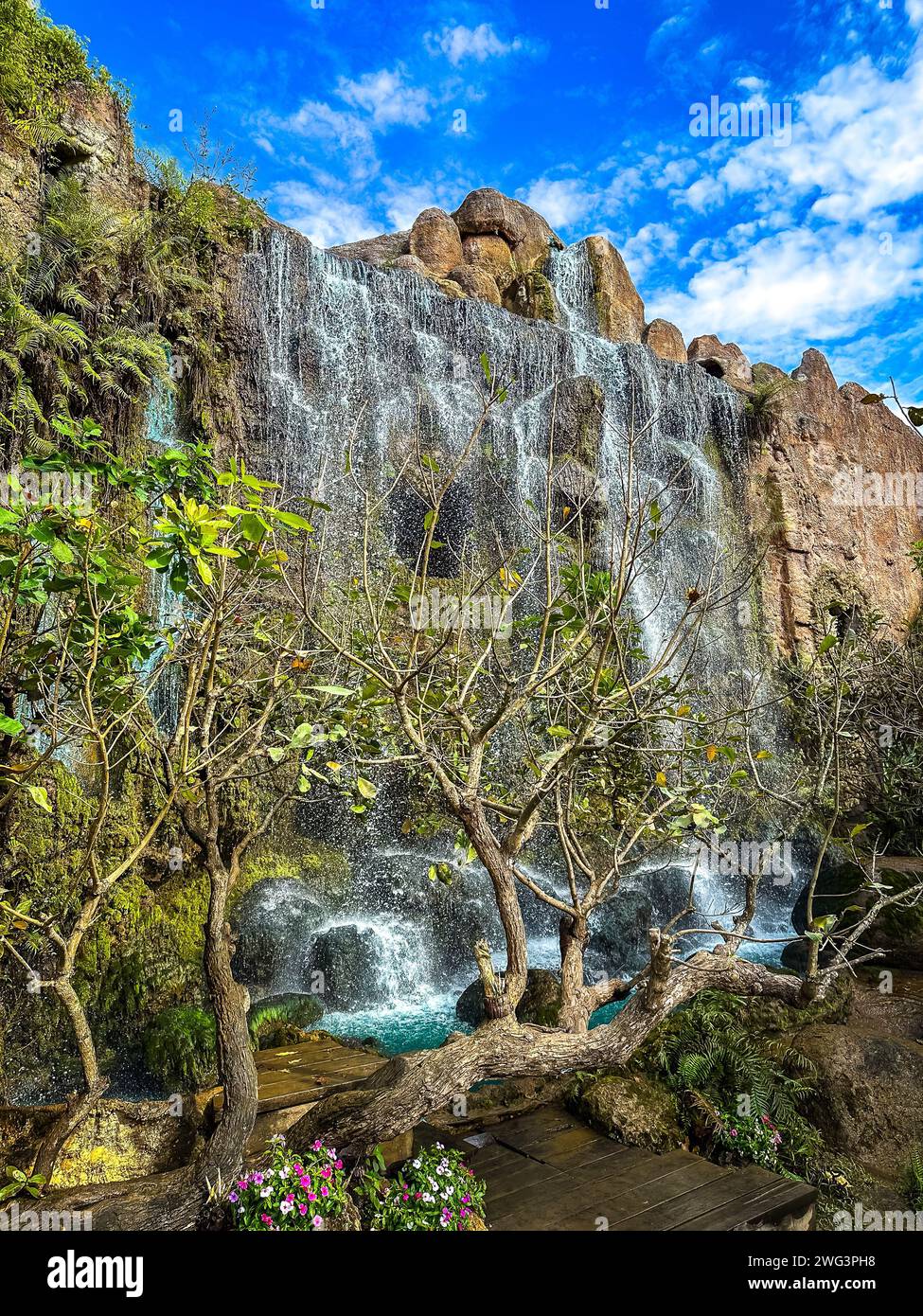 Dantewada land of angels waterfall park in Mae Taeng, Chiang Mai ...