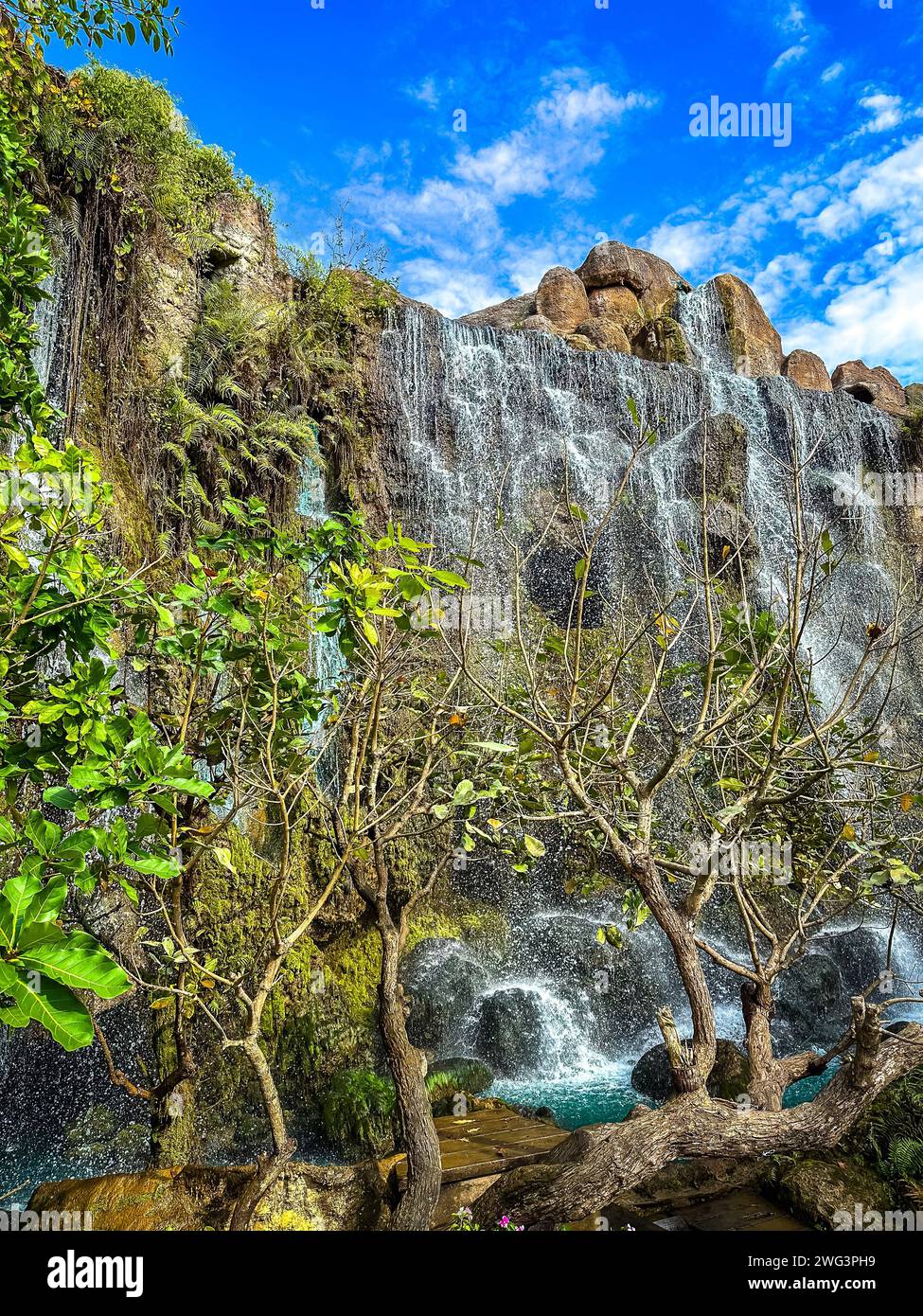 Dantewada land of angels waterfall park in Mae Taeng, Chiang Mai ...