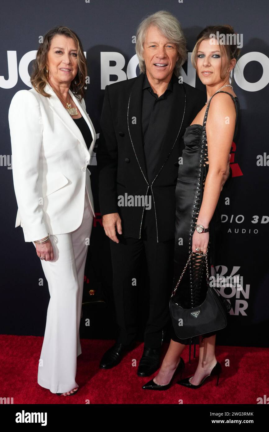 Dorothea Hurley, from left, Jon Bon Jovi, and Stephanie Rose Bongiovi ...