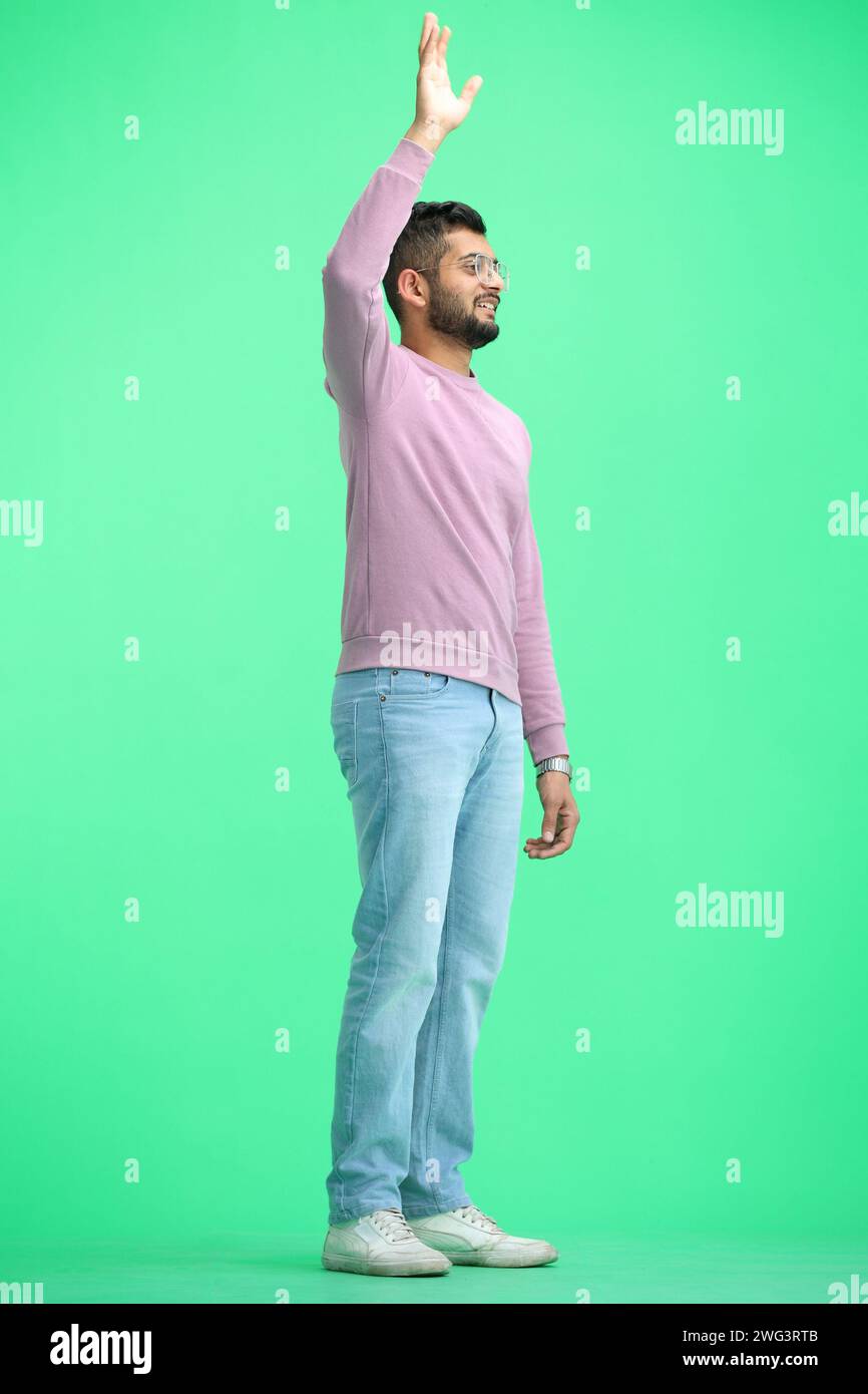 Waving hand in front of face hi-res stock photography and images - Alamy