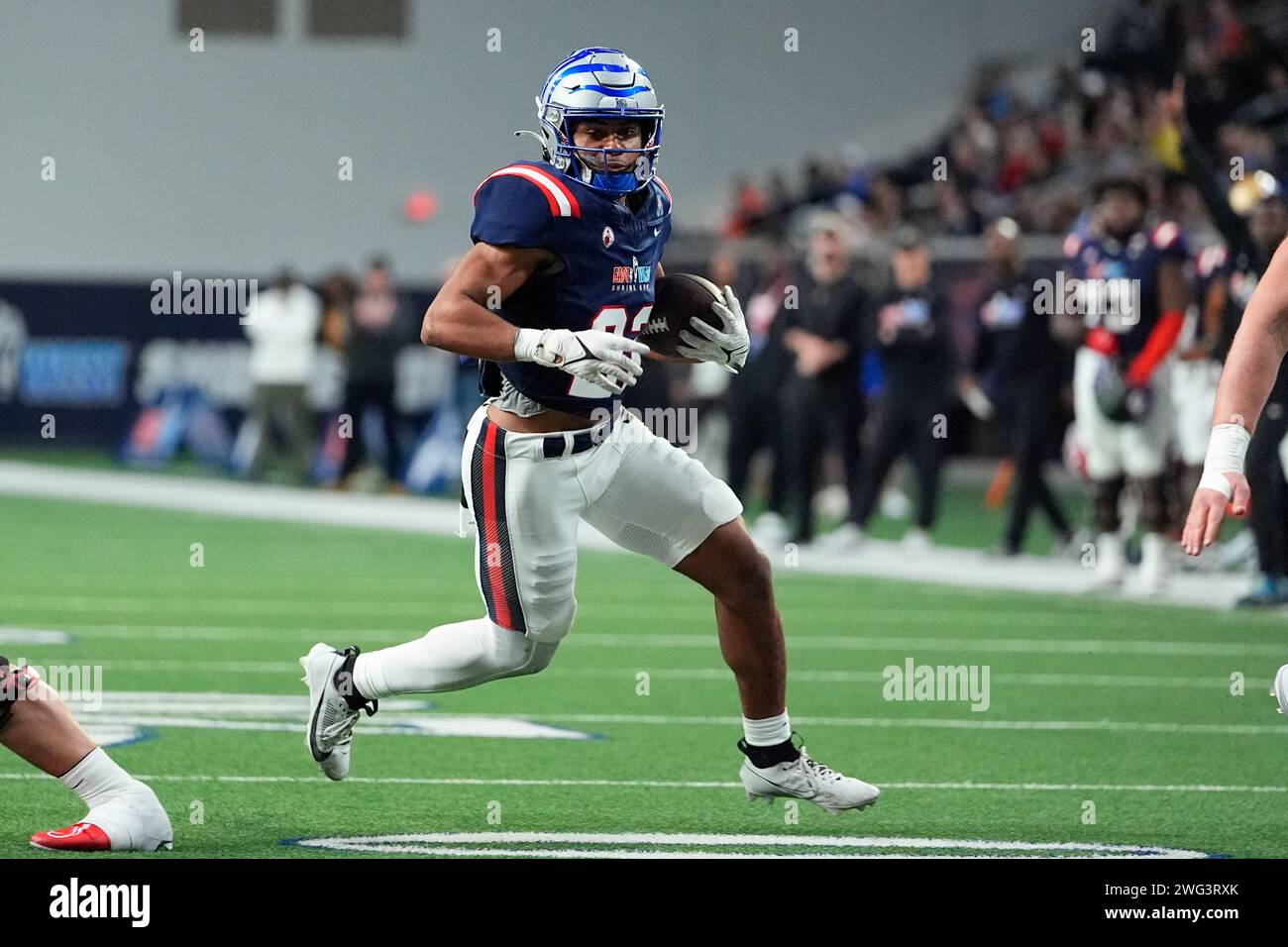 West's Blake Watson, of Memphis, participates in the East West Shrine ...