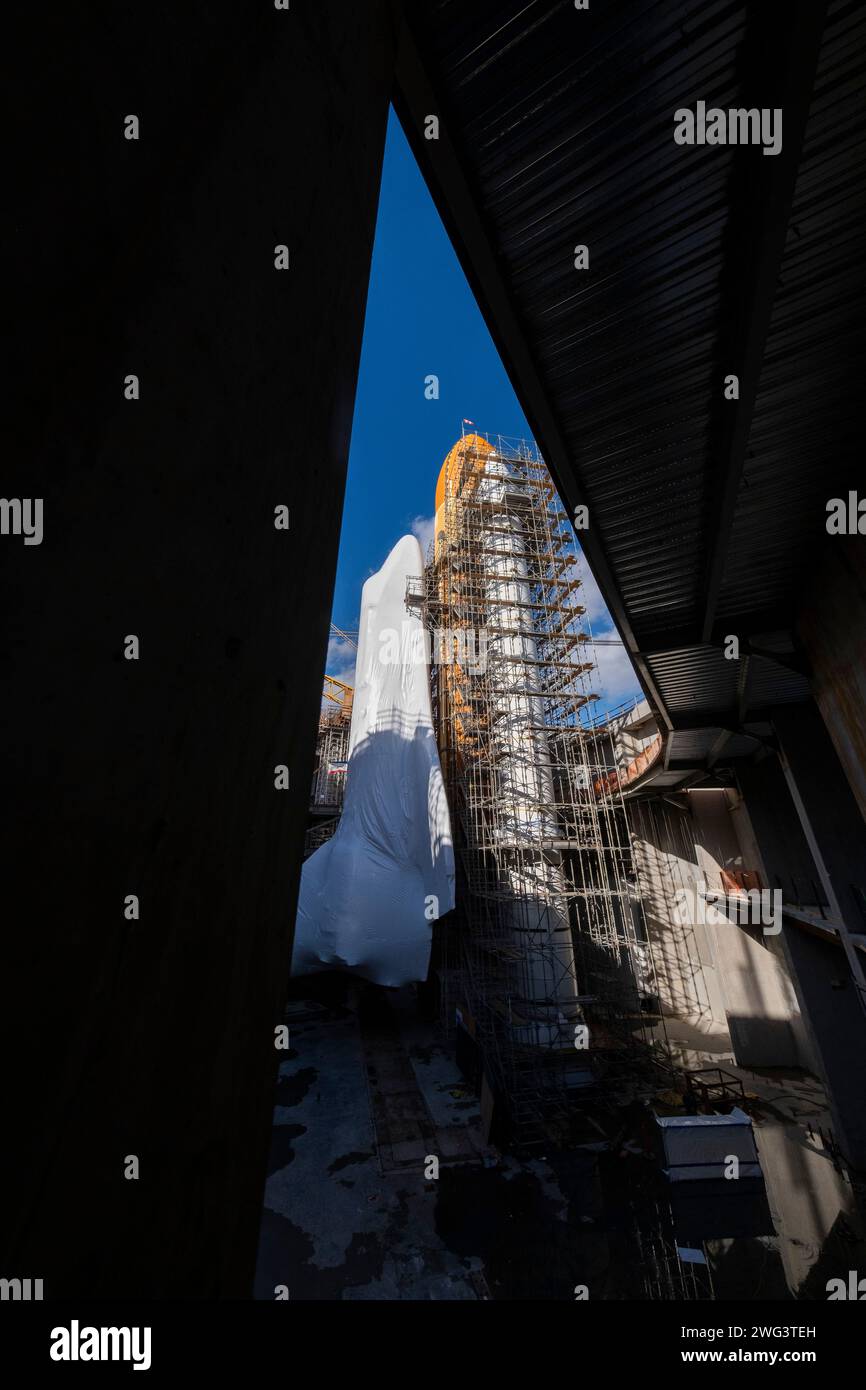 Samuel oschin air and space center construction site hi-res stock ...