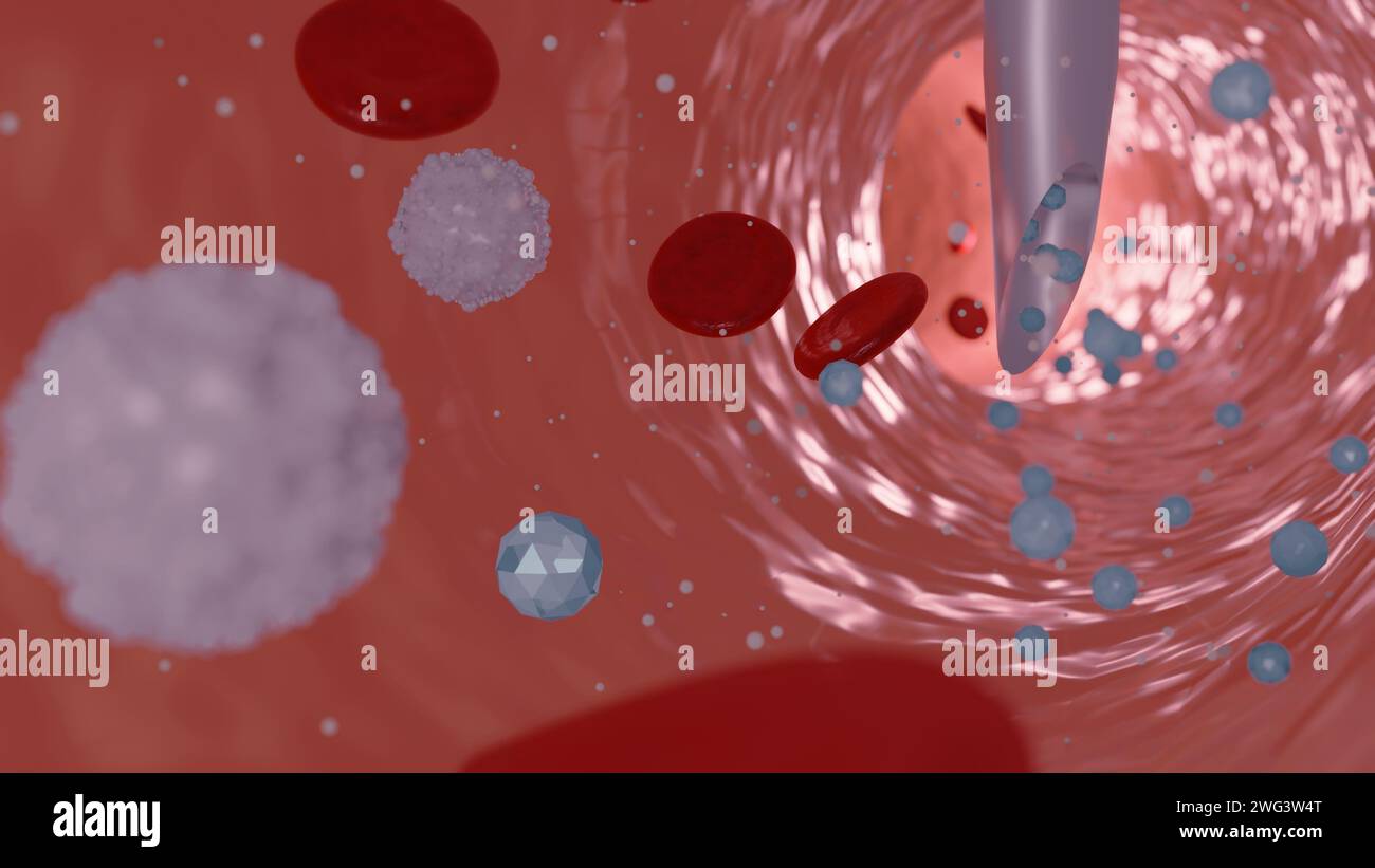 Inside a blood vessel hi-res stock photography and images - Alamy
