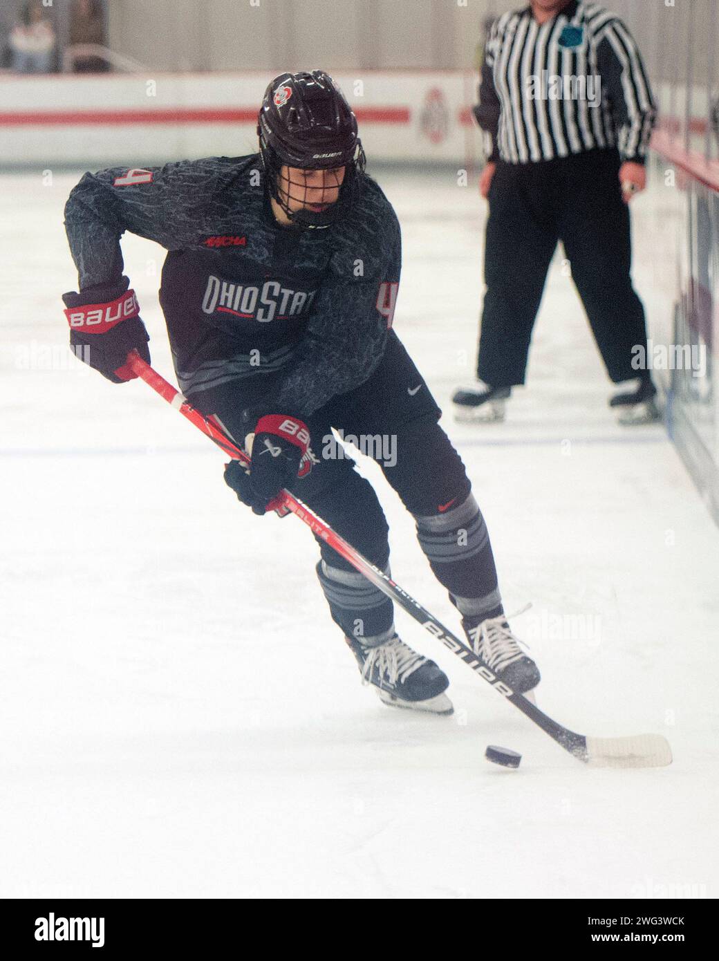 February 2, 2024: Ohio State Buckeyes defenseman Stephanie Markowski (4 ...
