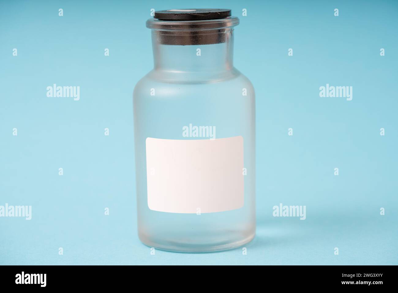 Glass laboratory bottle Stock Photo - Alamy