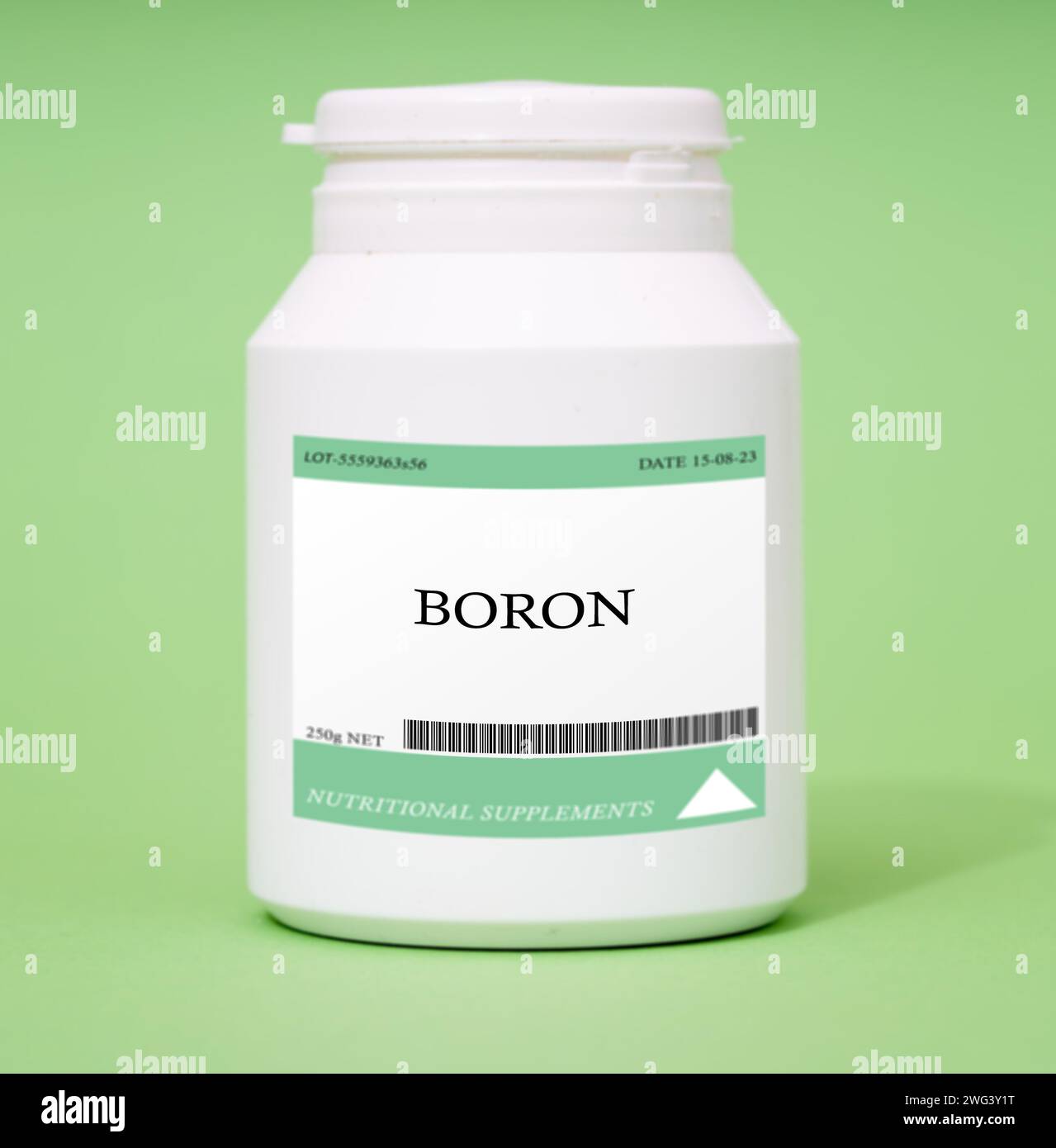 Container of boron Stock Photo - Alamy