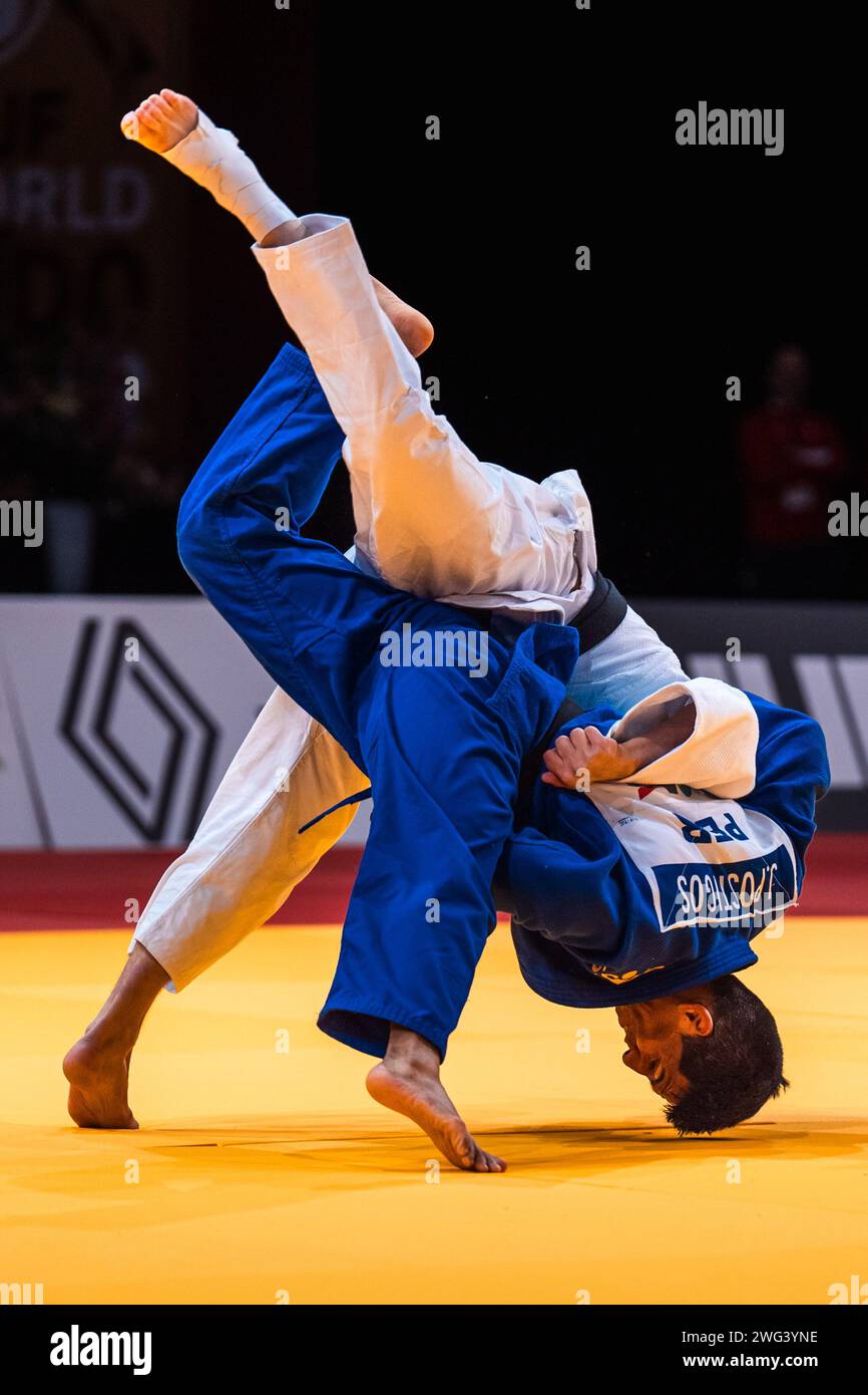 Walide KHYAR (FRA) against Joshiro MARUYAMA (JPN), Round of 16 Men ...