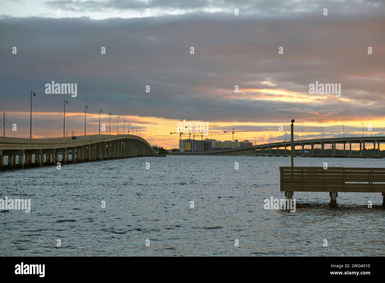 Barron collier bridge hi-res stock photography and images - Alamy