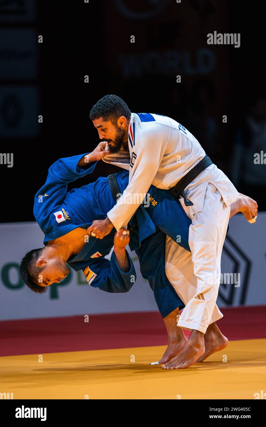 Walide KHYAR (FRA) against Joshiro MARUYAMA (JPN), Round of 16 Men ...