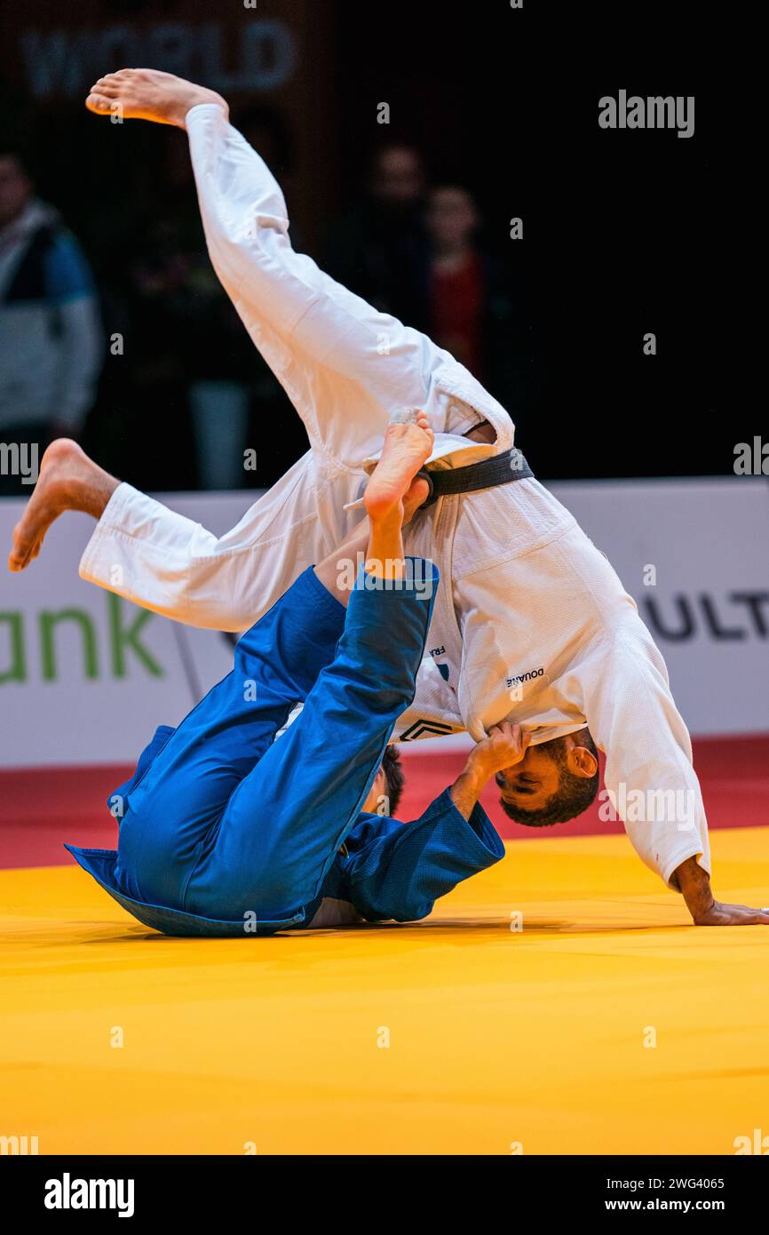 Walide KHYAR (FRA) against Joshiro MARUYAMA (JPN), Round of 16 Men ...