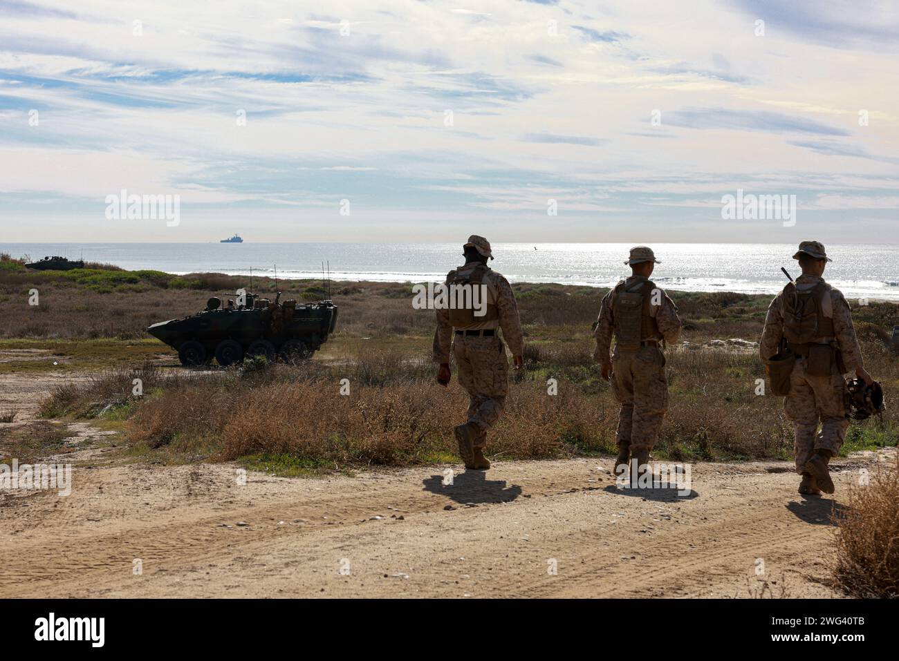 U.S. Marines assigned to Alpha Company, Battalion Landing Team 1/5 ...