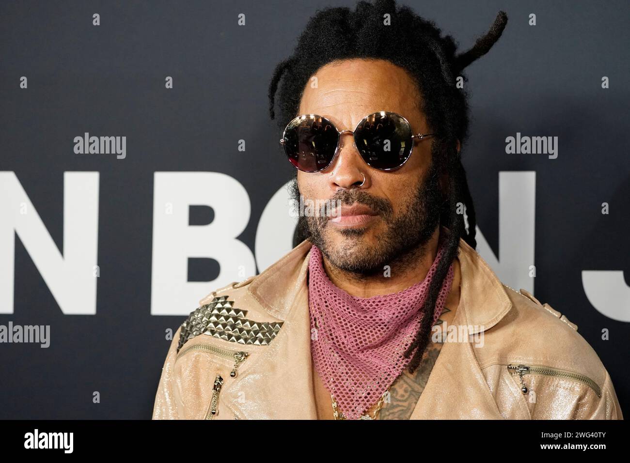 Lenny Kravitz arrives at MusiCares Person of the Year honoring Jon Bon ...