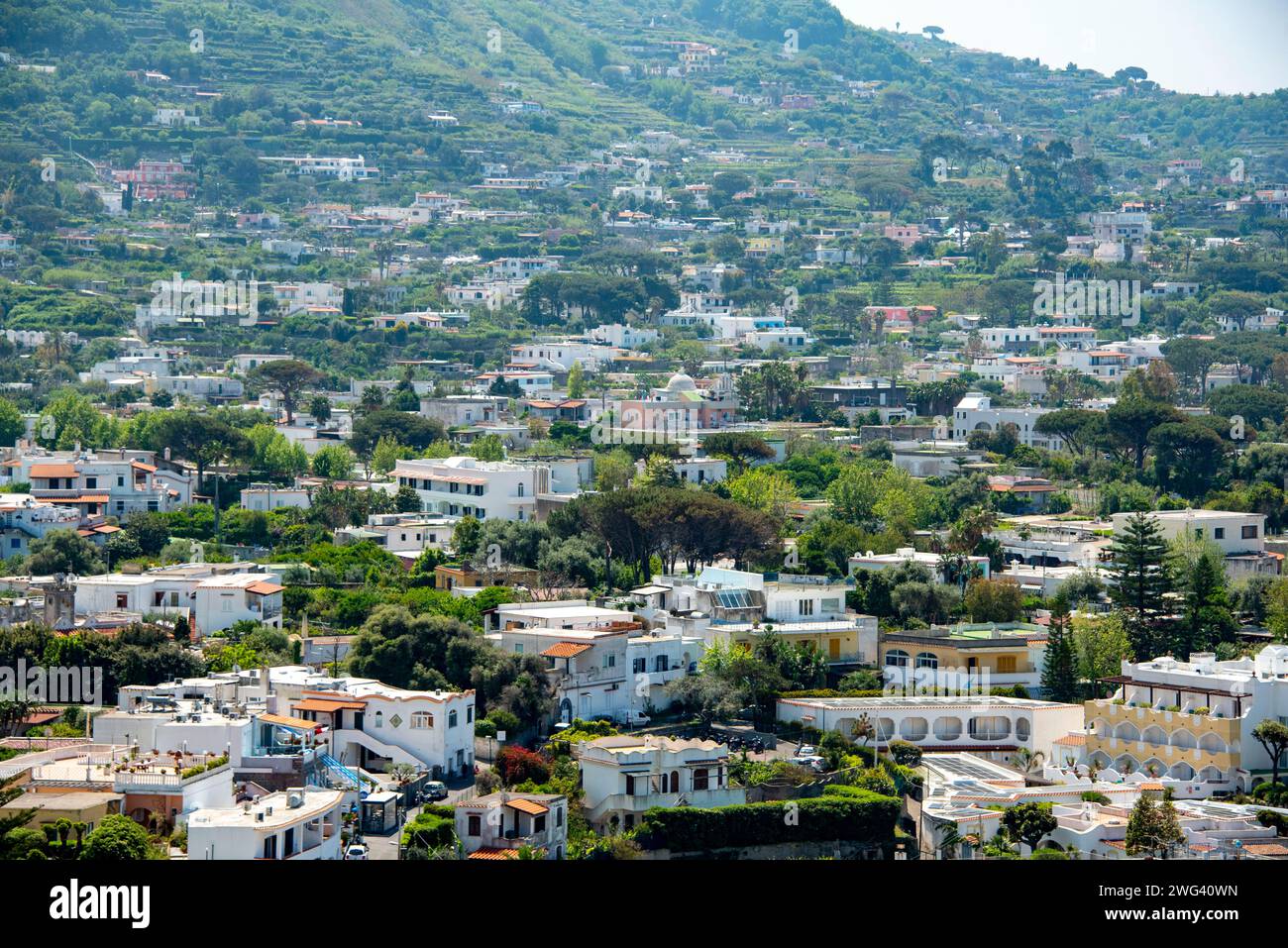 Town of Chiaia on Ischia Island - Italy Stock Photo - Alamy