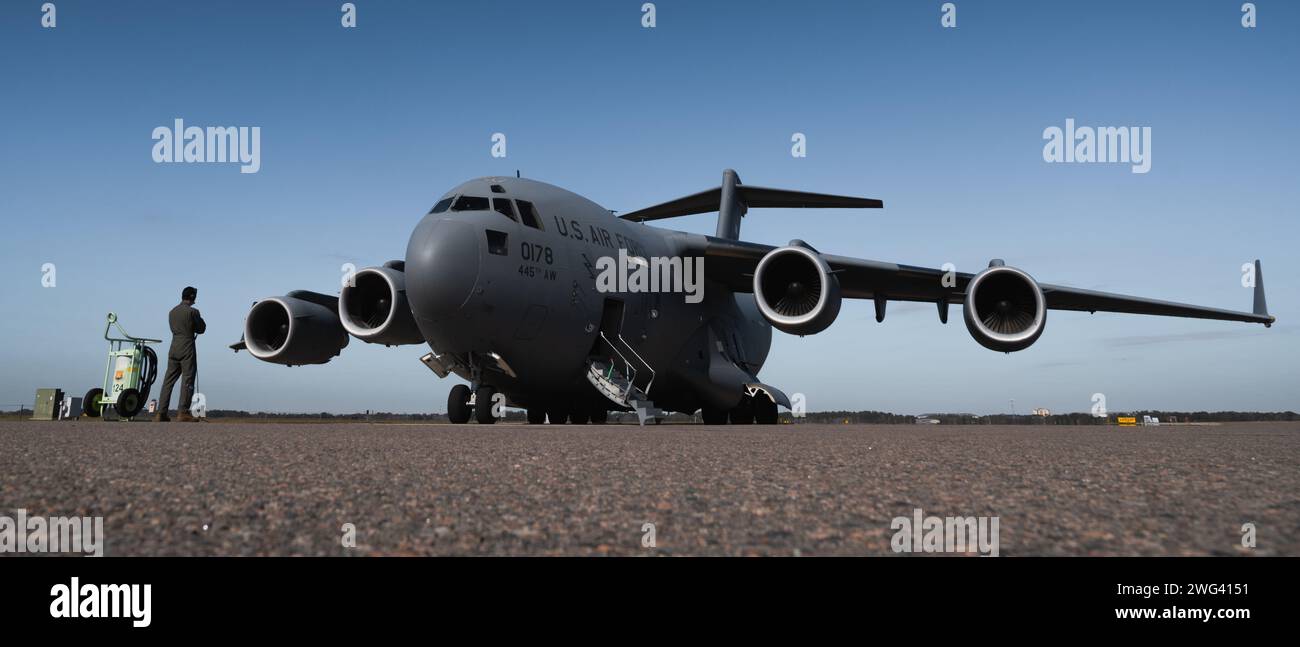 U.S. Air Force Senior Airman Daniel Gallagher, 89th Airlift Squadron ...