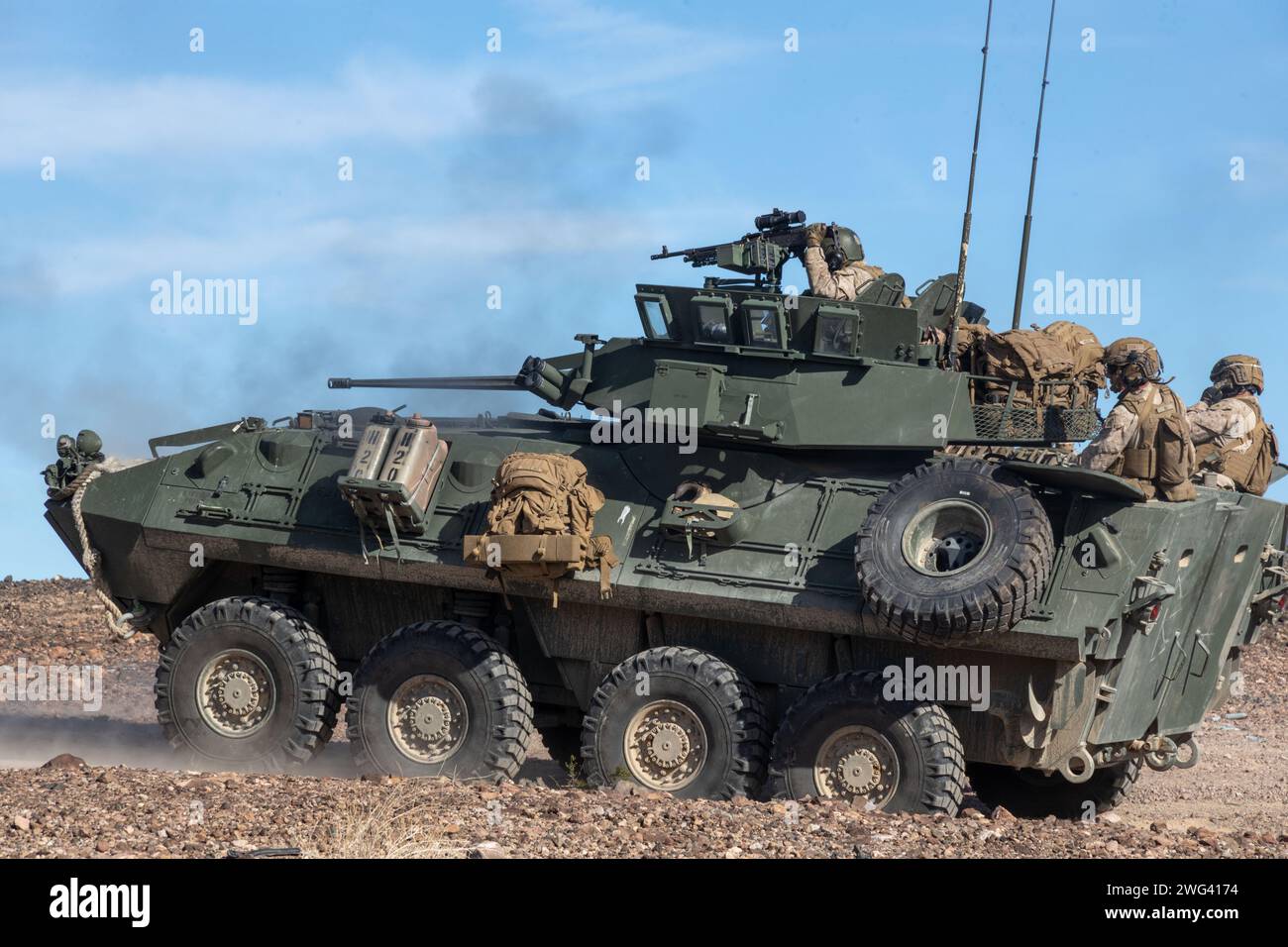U.S. Marines with 3rd Light Armored Reconnaissance Battalion, 1st ...