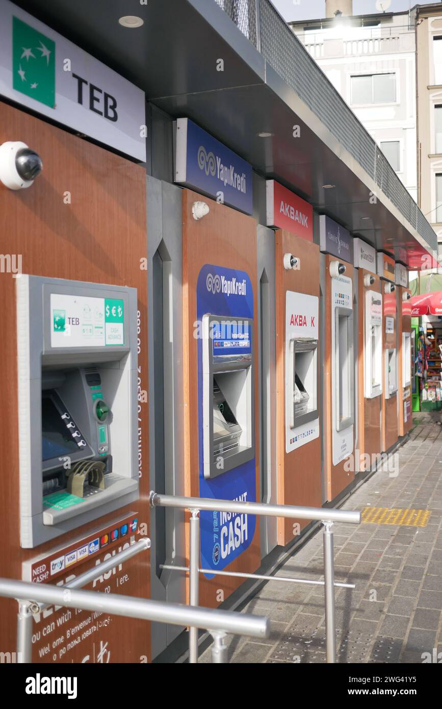 Turkish bank machines hi-res stock photography and images - Alamy