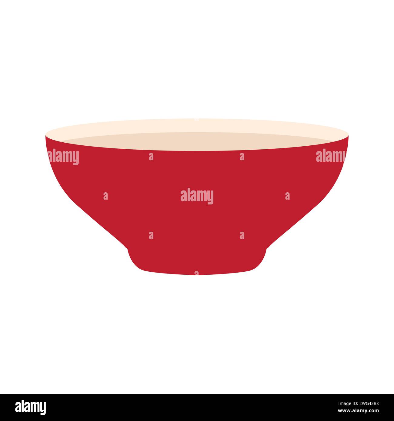 Food red bowl Stock Vector Images - Alamy