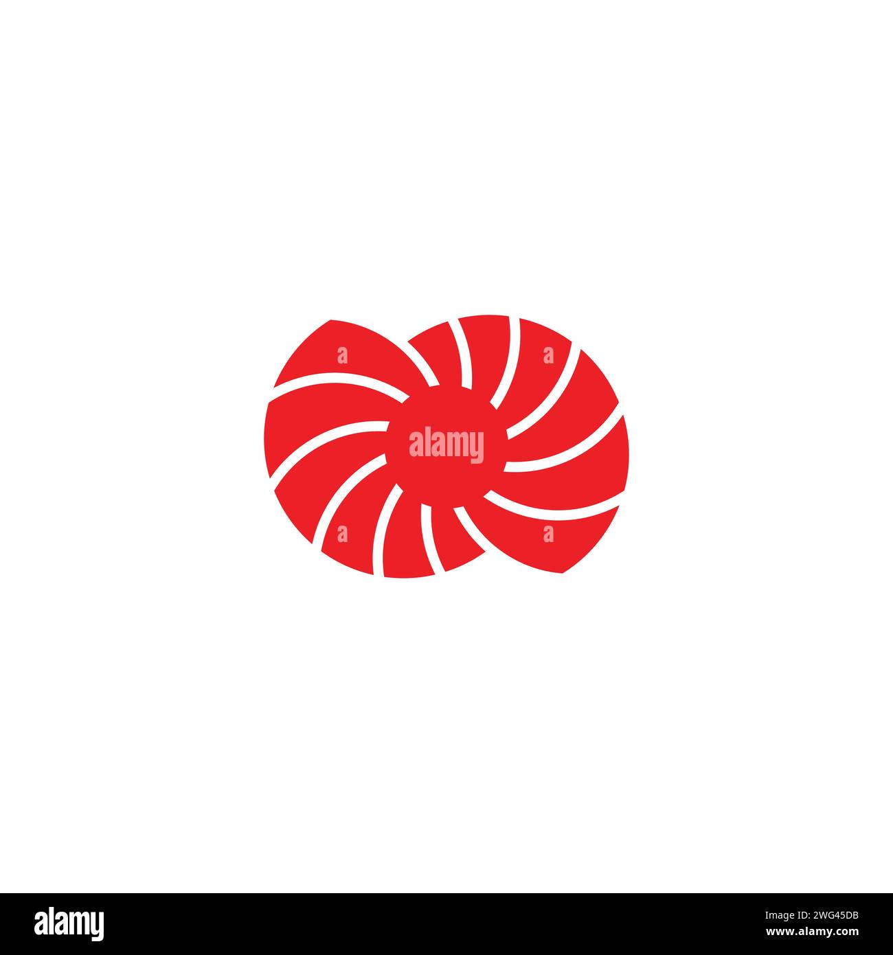 shine red sun swirl geometric simple logo vector Stock Vector Image ...