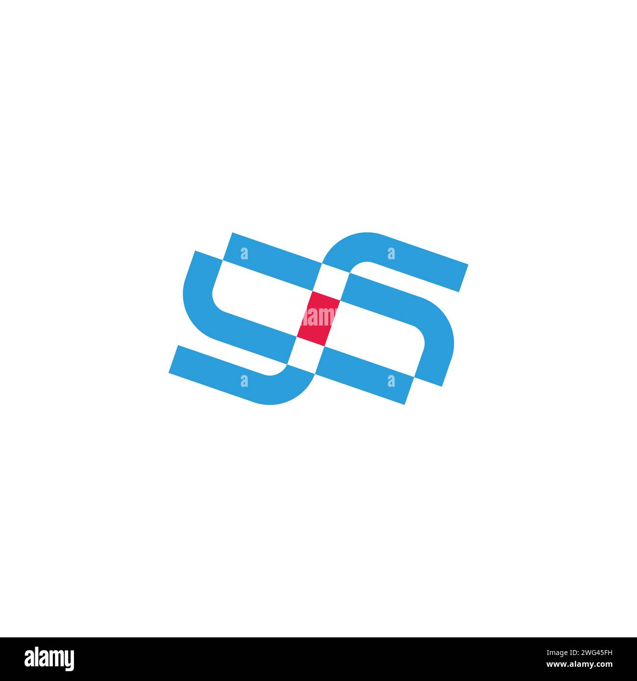 letter ss pixels simple geometric line logo vector Stock Vector Image ...