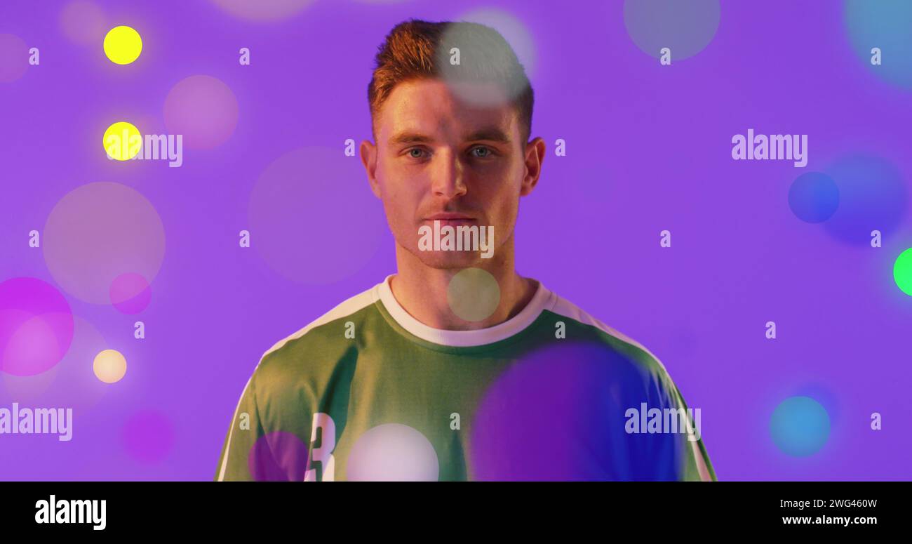 Animation male soccer player over hi-res stock photography and images ...