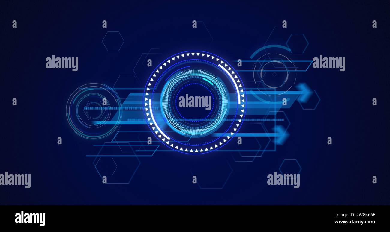 Animation scopes scanning on screen hi-res stock photography and images ...