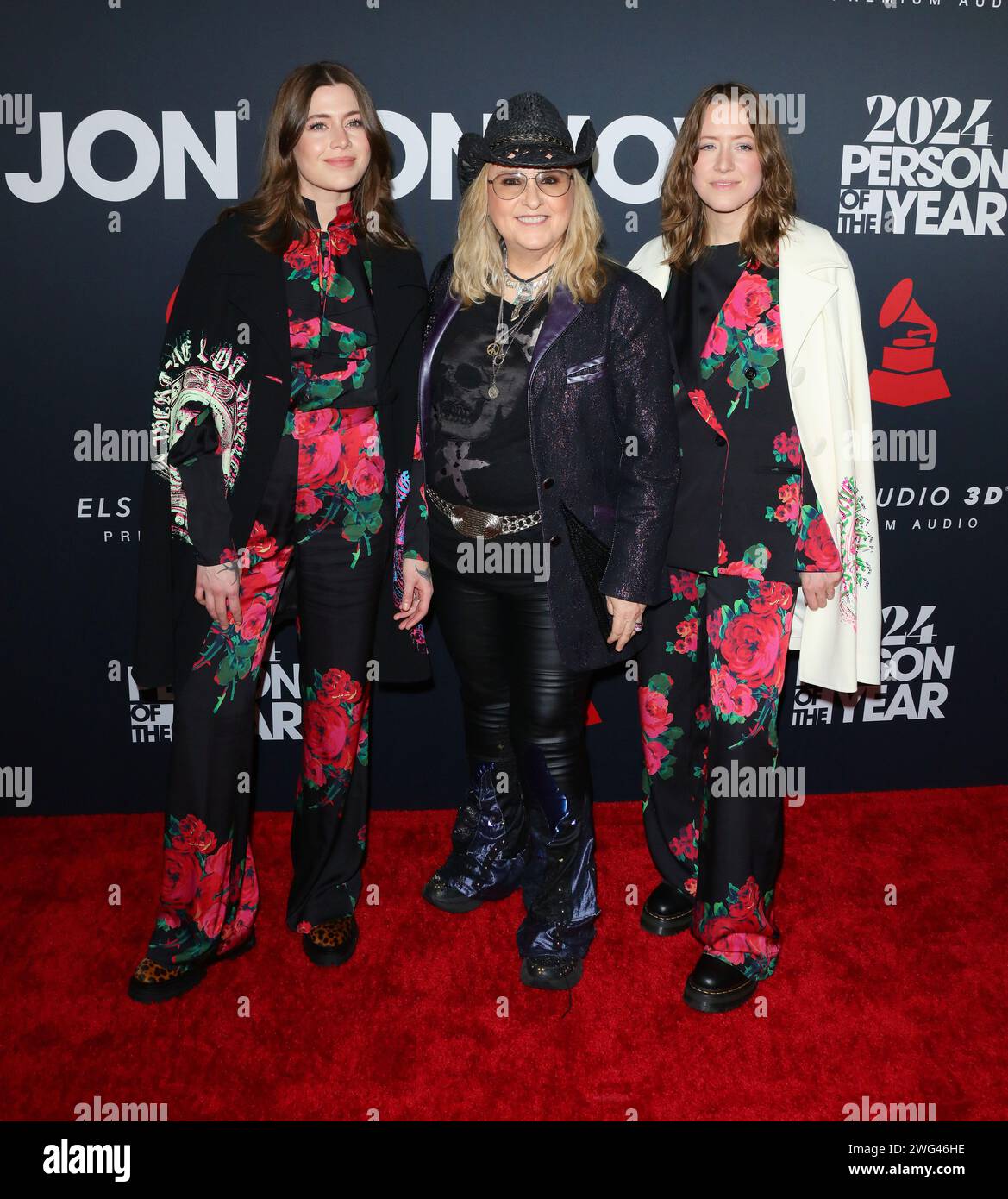 Los Angeles, USA. 02nd Feb, 2024. Larkin Poe, Melissa Etheridge arrives ...