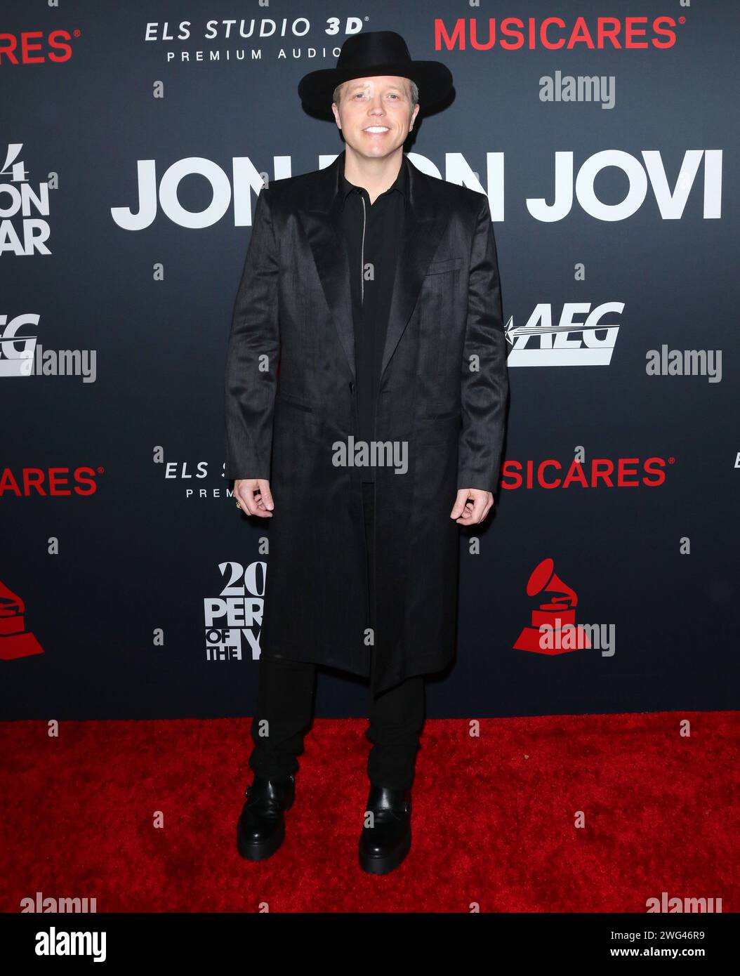 Los Angeles, USA. 02nd Feb, 2024. Jason Isbell arrives at The Musicares ...