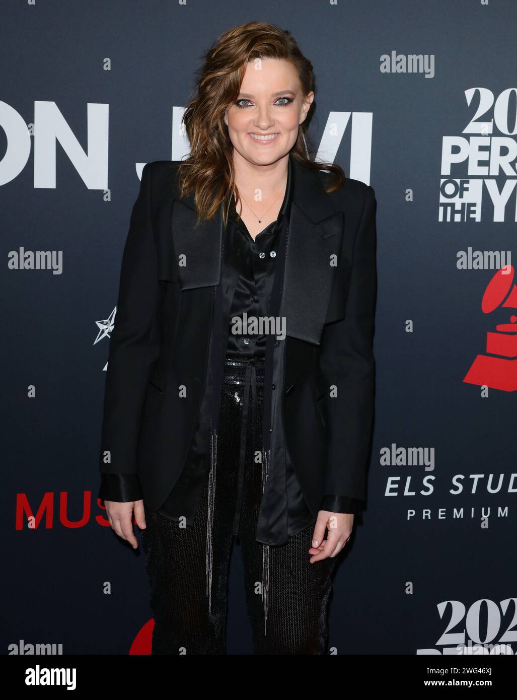 Los Angeles, USA. 02nd Feb, 2024. Brandy Clark arrives at The Musicares ...