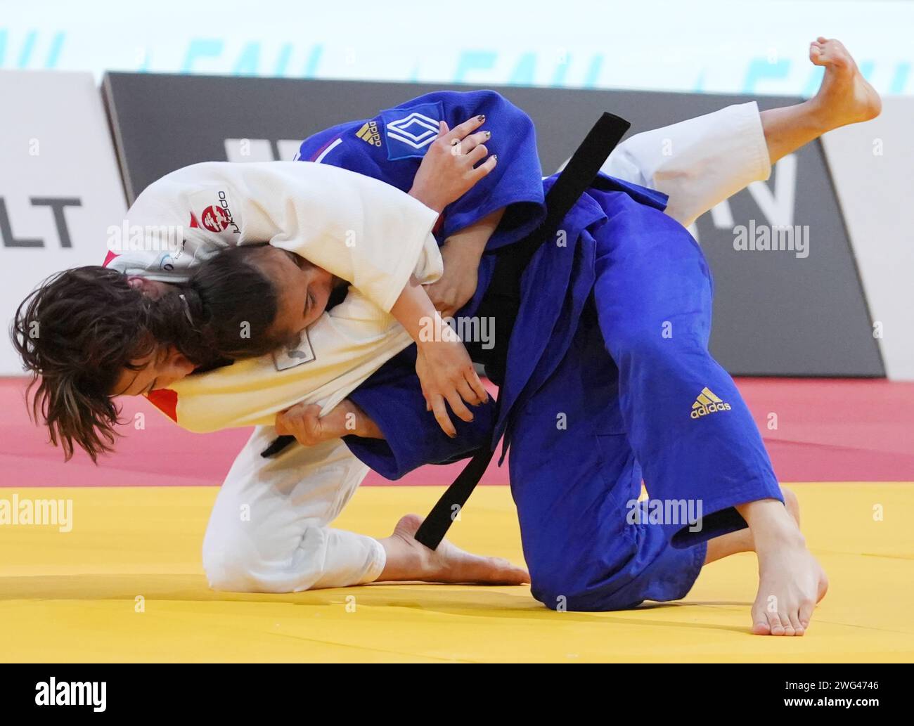 Faiza Mokdar of France against Christa Deguchi of Canada, Final Women's ...