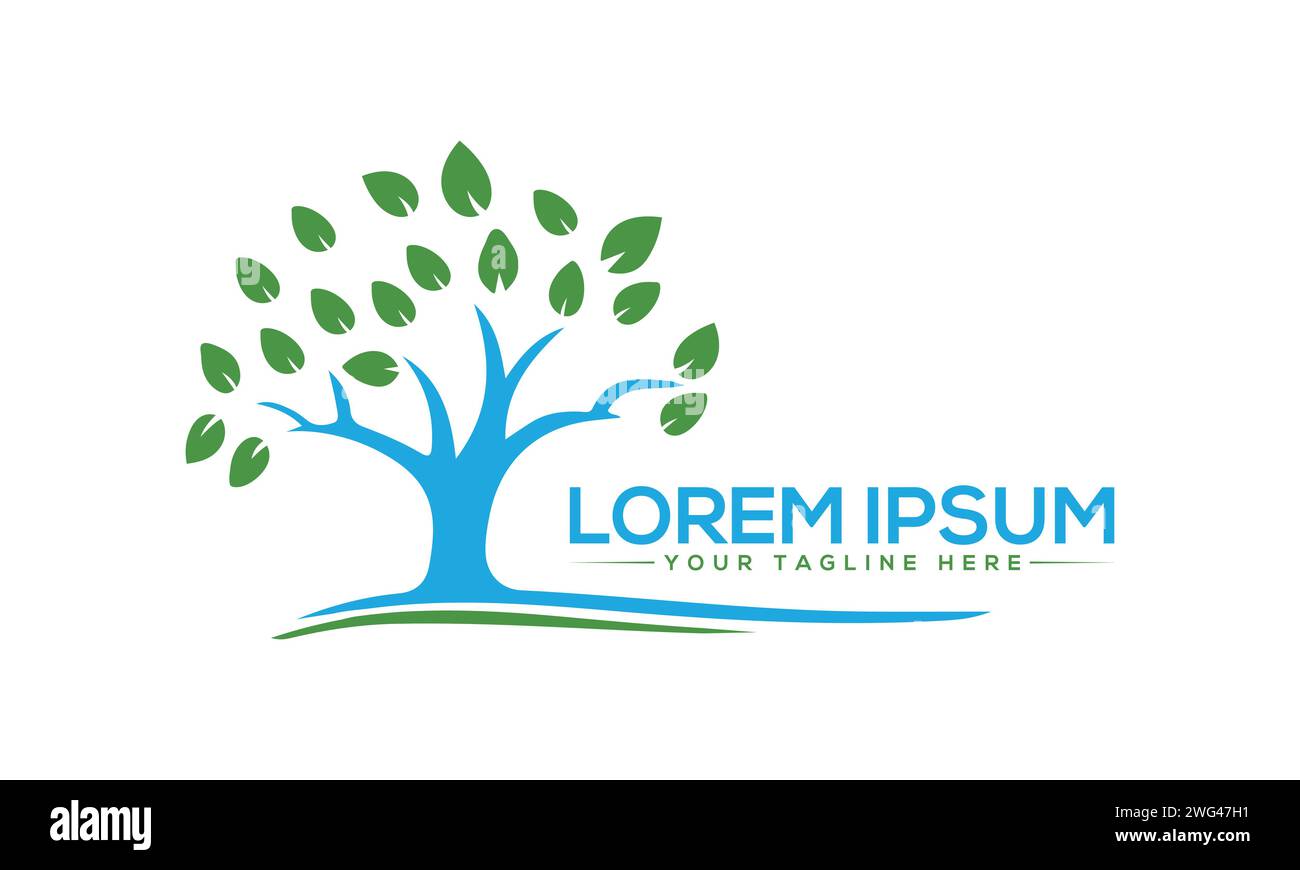 Tree Logo Design. Creative and Modern Tree Logo Design Stock Vector ...