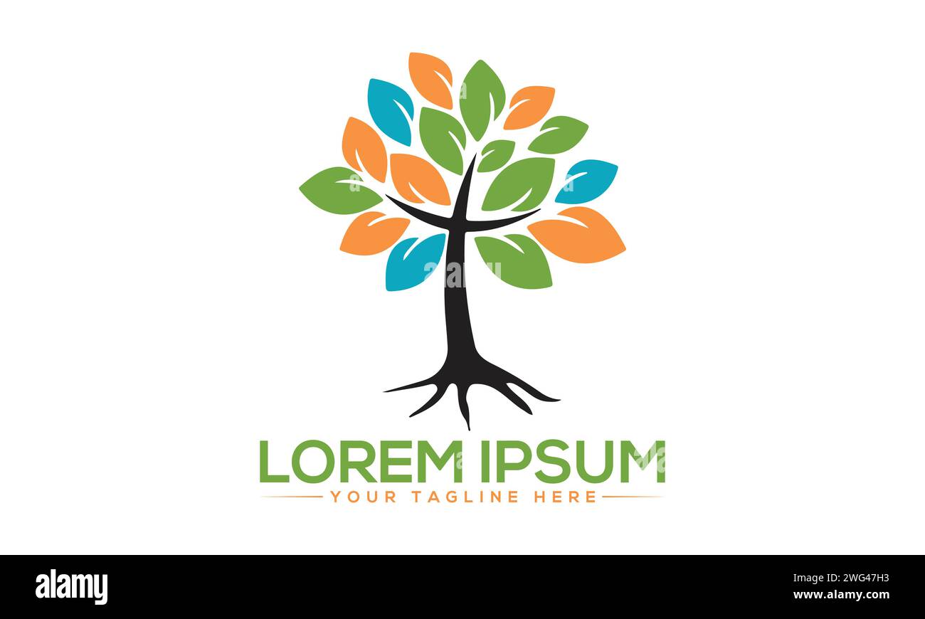 Tree Logo Design. Creative and Modern Tree Logo Design Stock Vector ...