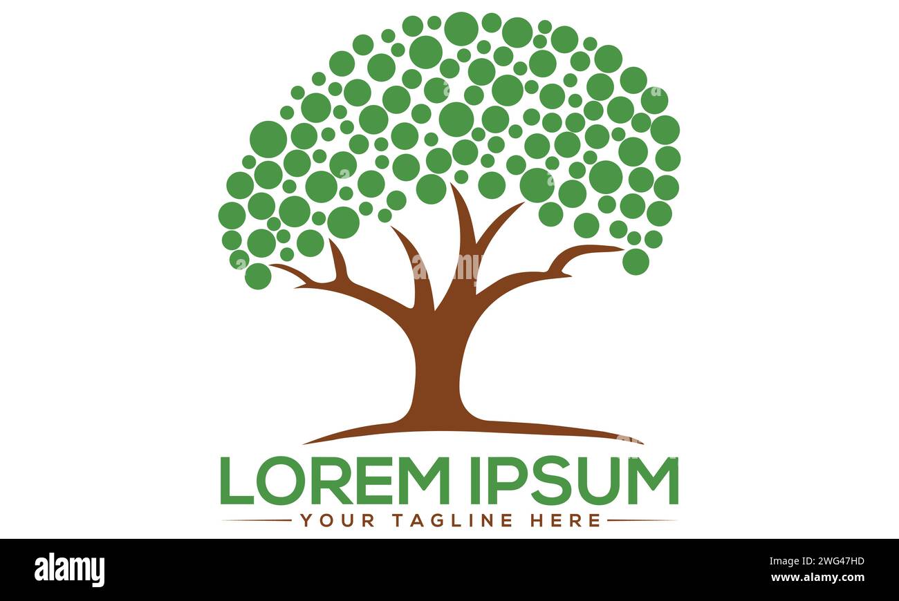 Tree Logo Design. Creative and Modern Tree Logo Design Stock Vector ...