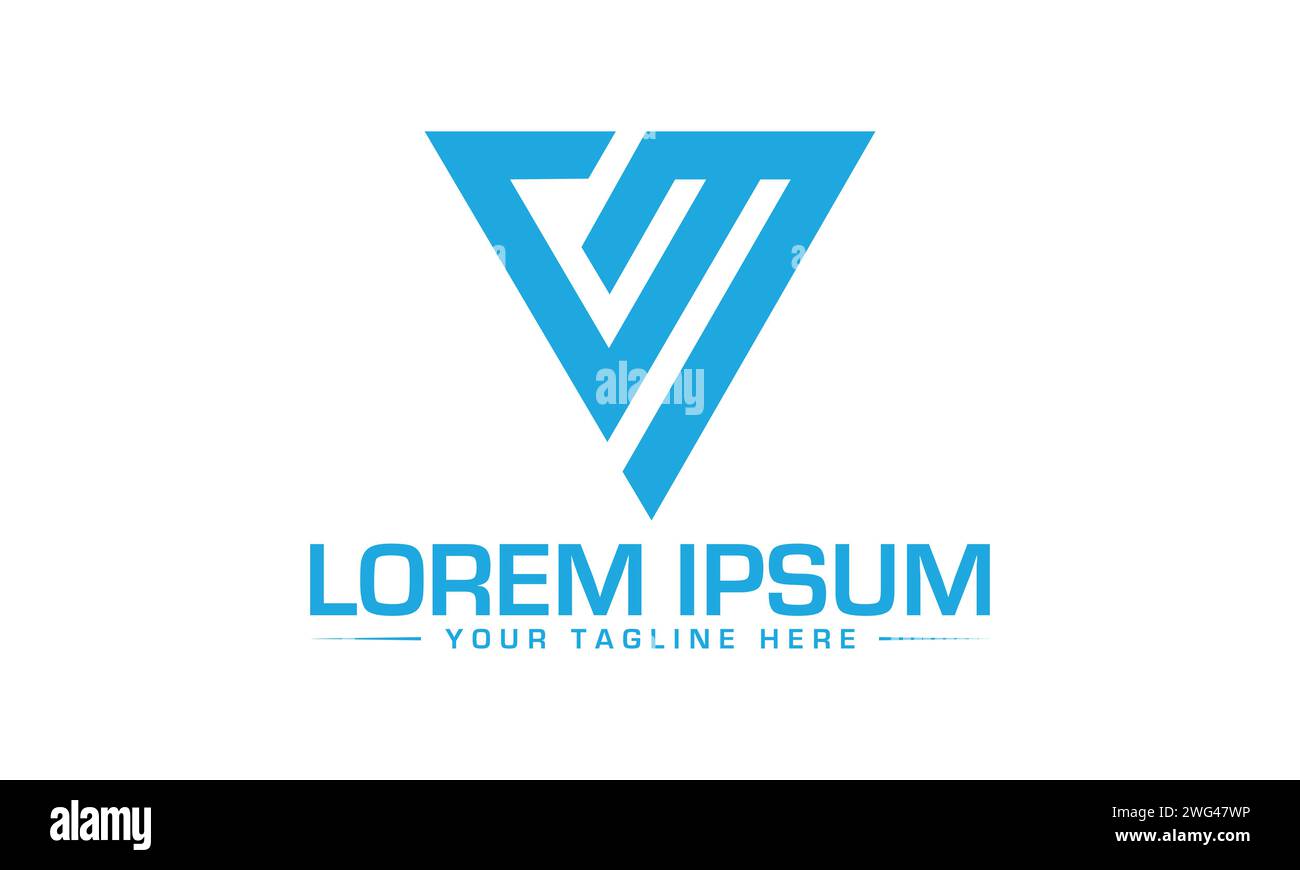 VM Letter Logo Design. Creative Logo Design Stock Vector Image & Art ...