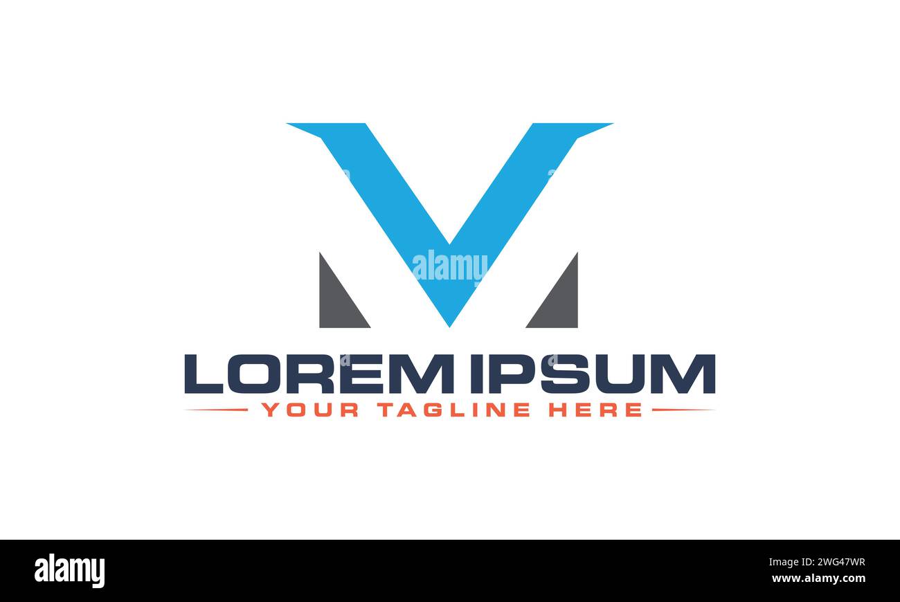 VM Letter Logo Design. Creative Logo Design Stock Vector Image & Art ...