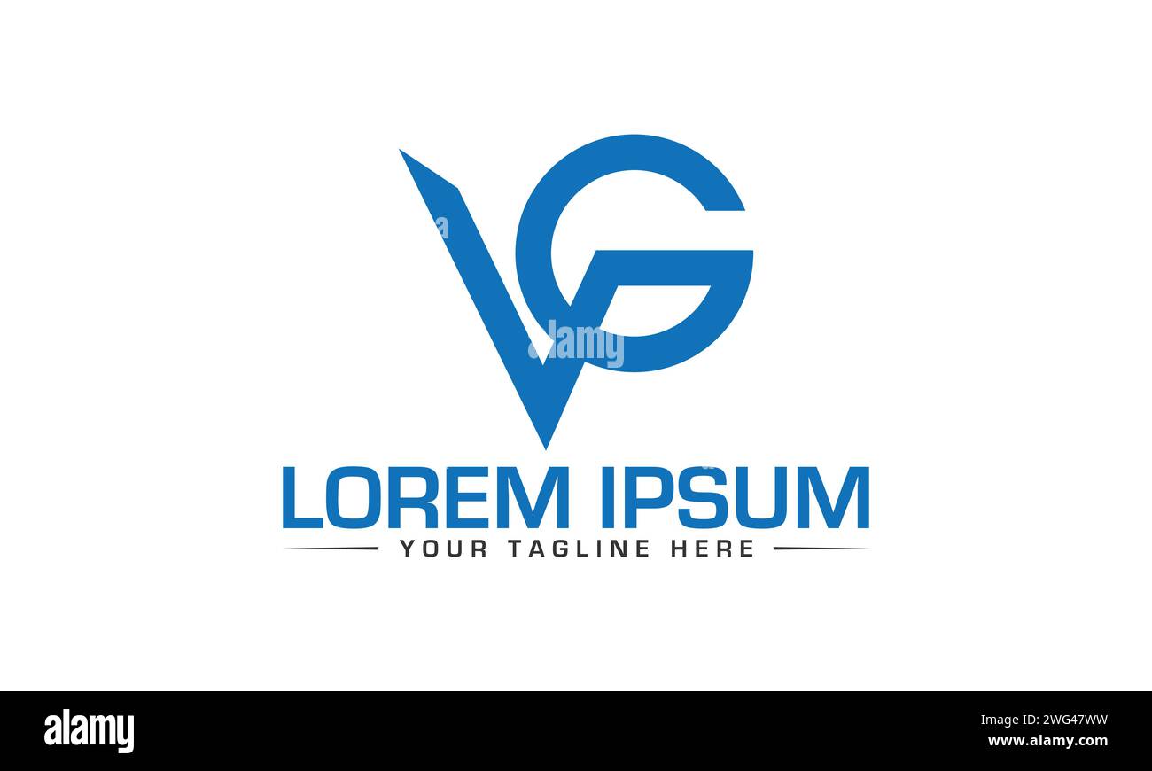 VG Letter Logo Design Stock Vector Image & Art - Alamy