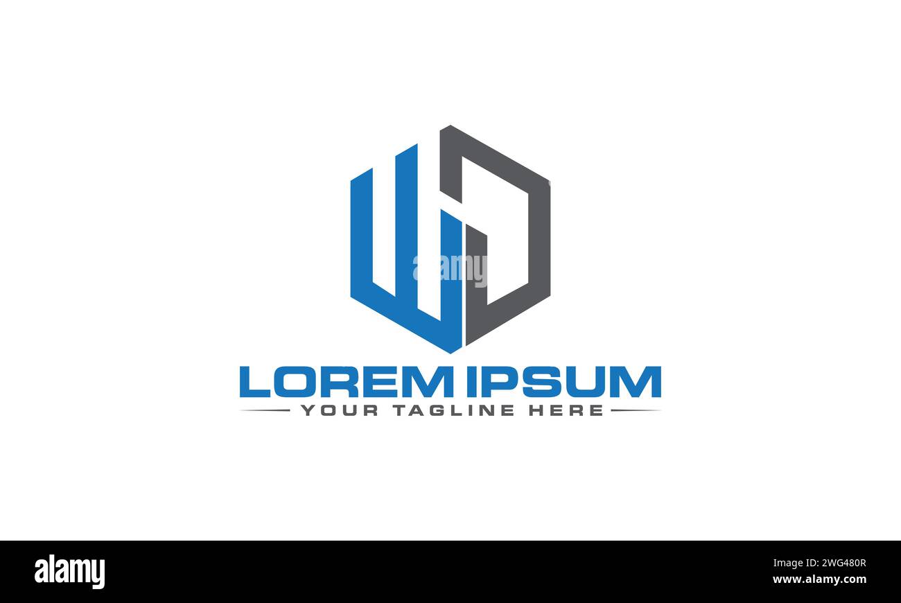 WD Letter Logo Design. Unique and Modern WD Logo design Stock Vector ...