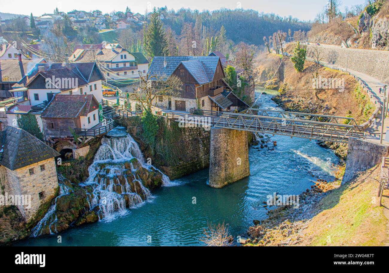 Rastoke waterfalls, Croatia Stock Photo - Alamy