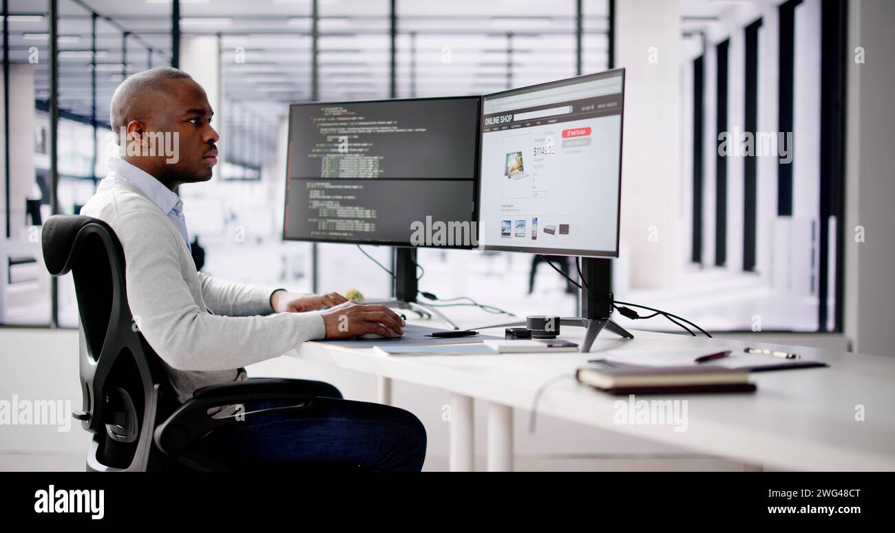 African web developer hi-res stock photography and images - Alamy