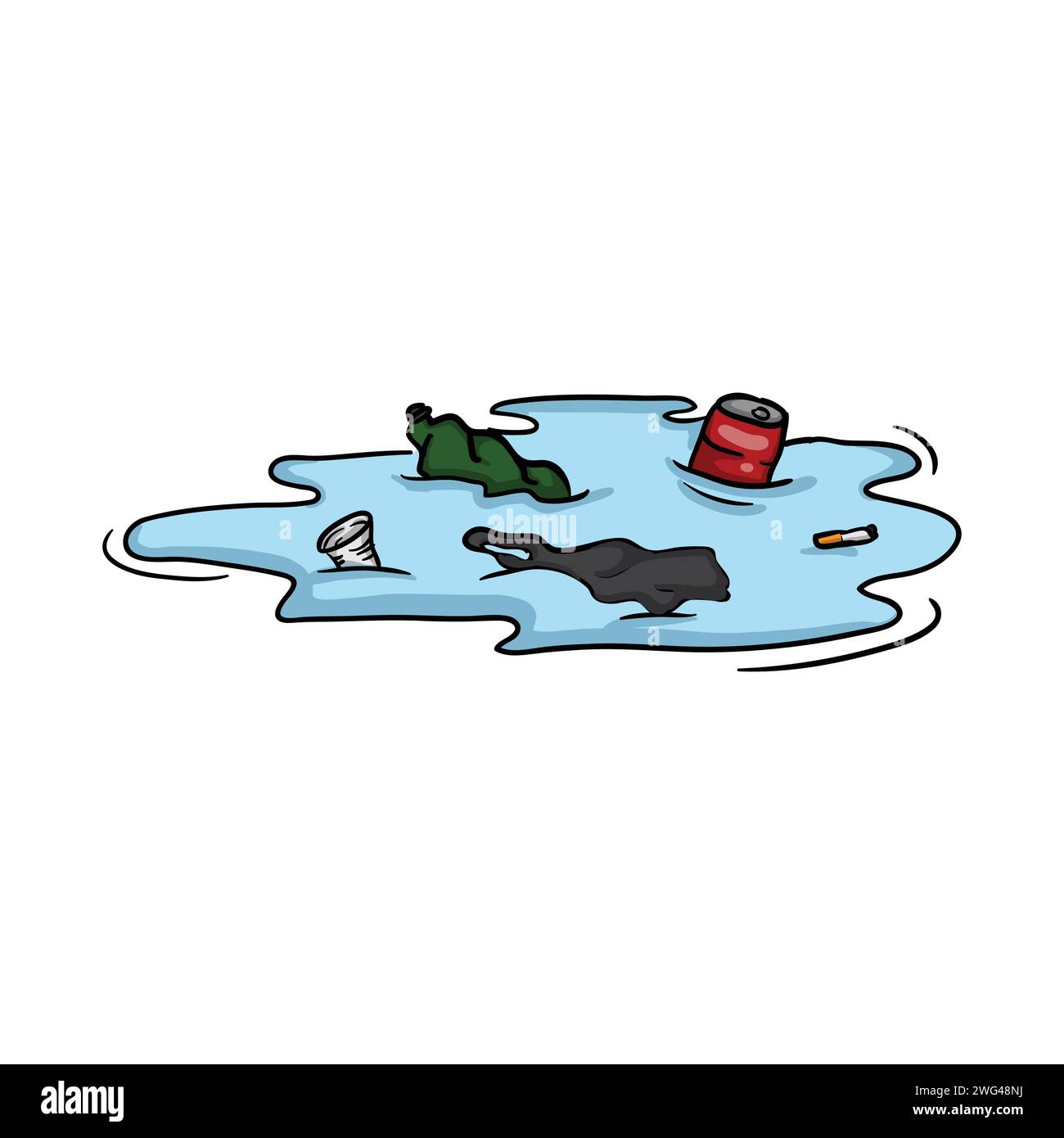 Bottle river Stock Vector Images - Alamy