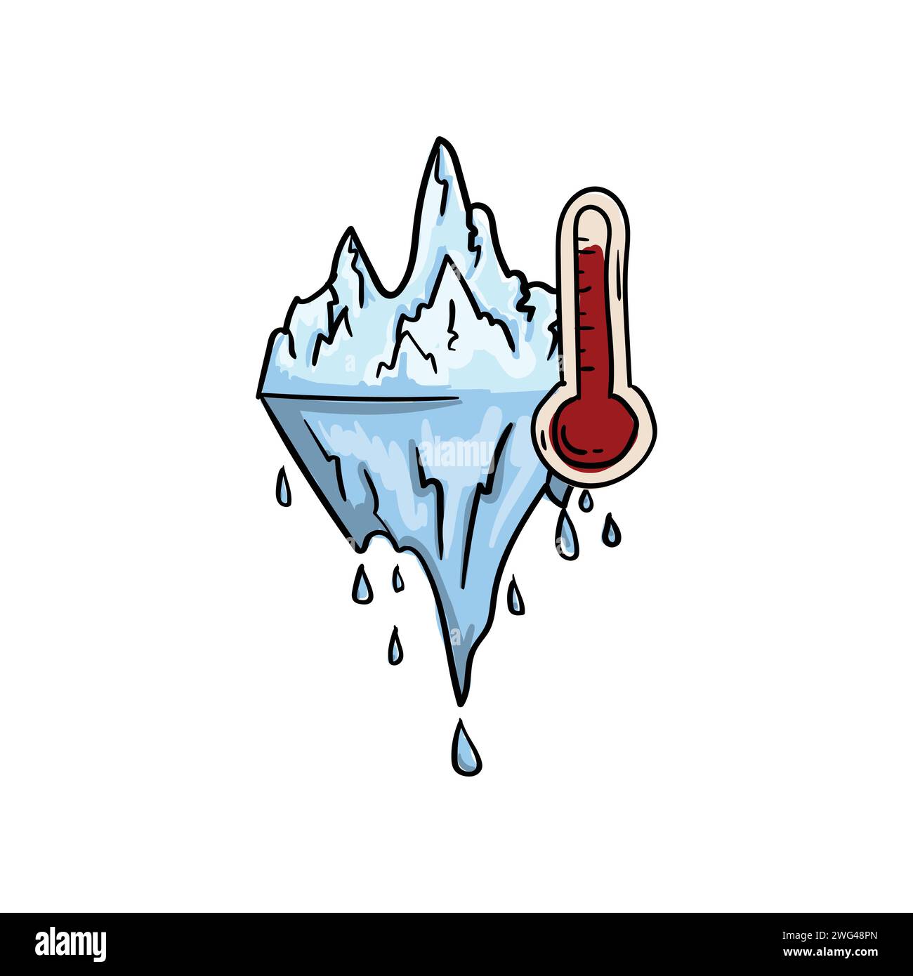 Iceberg crack Cut Out Stock Images & Pictures - Alamy