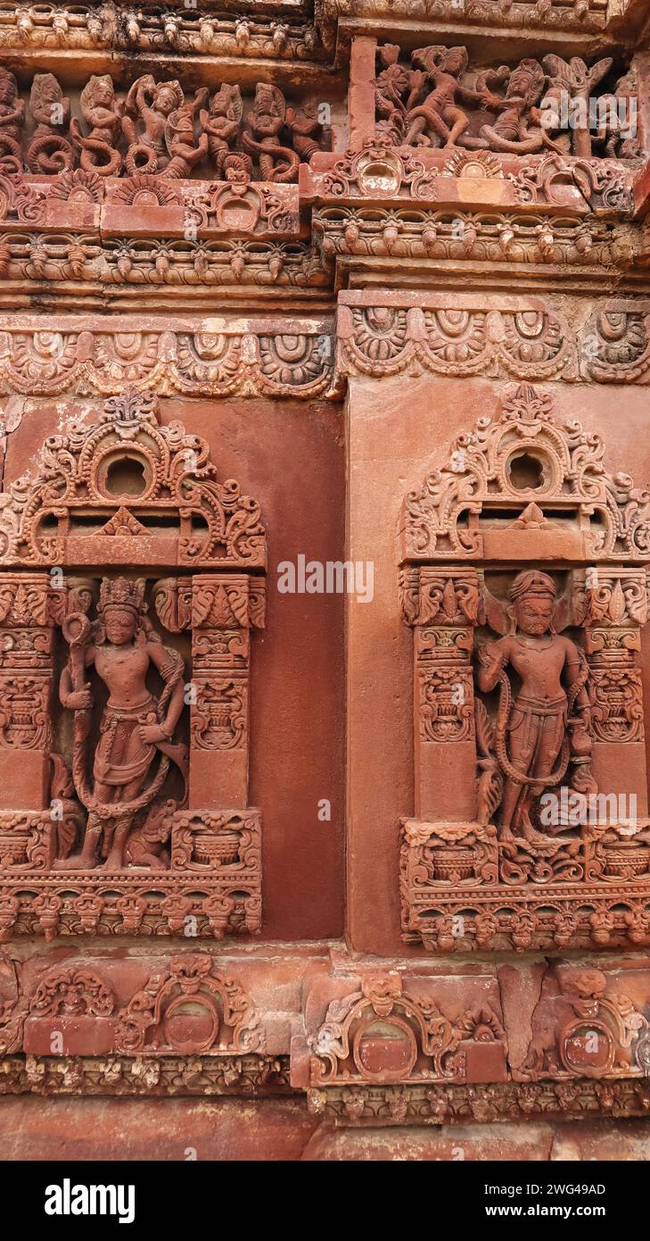 Carvings of Hindu Gods on the Harihara Temple 1, Osian, Jodhpur ...
