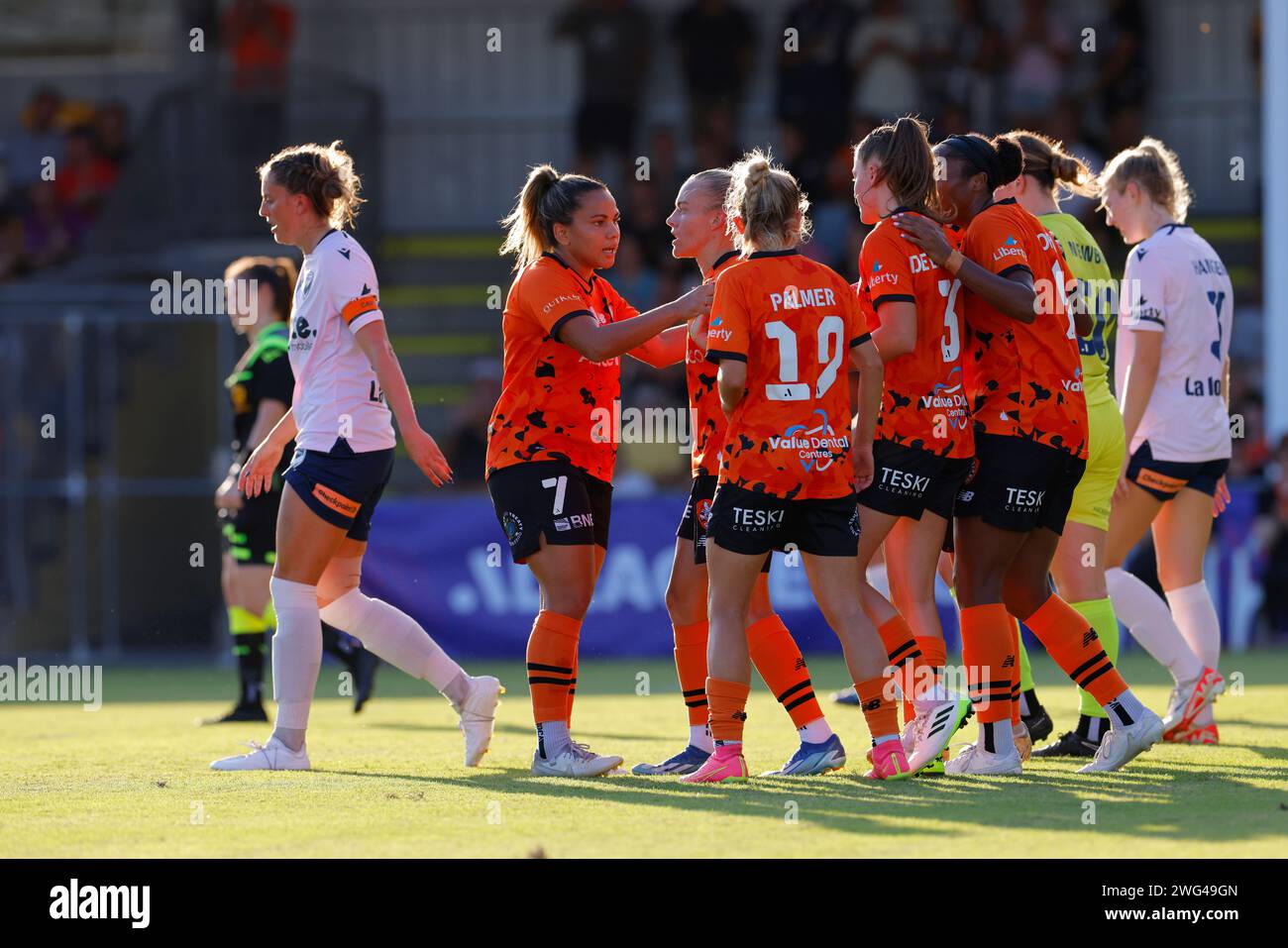 Brisbane, Australia. 2nd Feb 2024. Tameka Yallop (13 Brisbane) scores ...