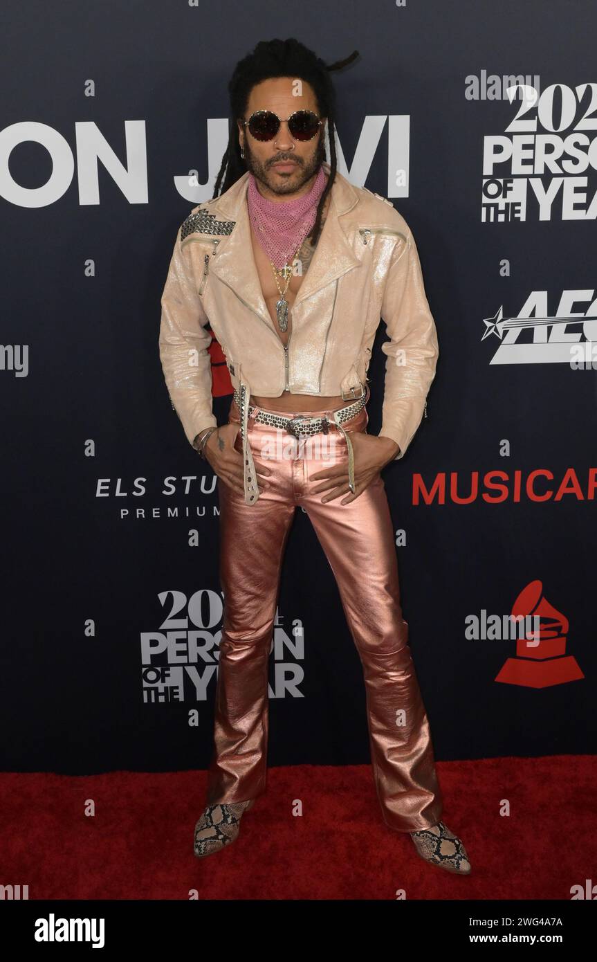 LOS ANGELES, USA. February 02, 2024: Lenny Kravitz at the MusiCares ...