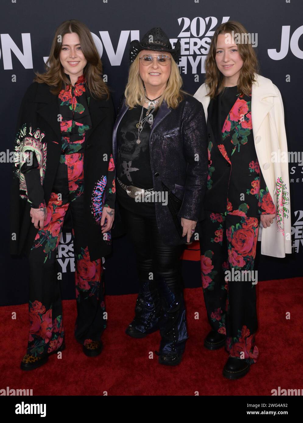 LOS ANGELES, USA. February 02, 2024: Rebecca Lovell, Megan Lovell of ...