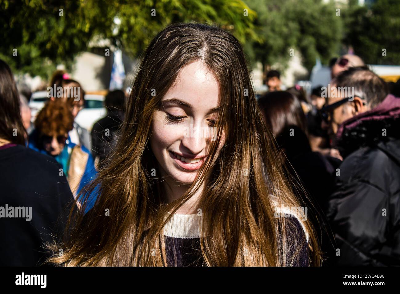 Tel Aviv, Israel – February 2, 2024 Volunteers from the SOS Animals ...
