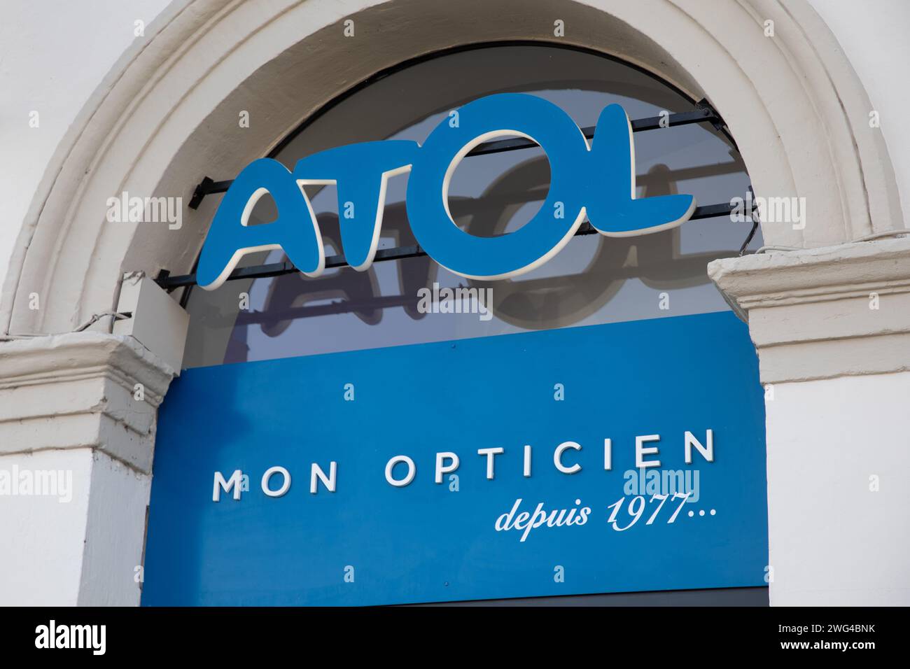 Bordeaux , France - 01 31 2024 : atol brand sign text and logo chain ...