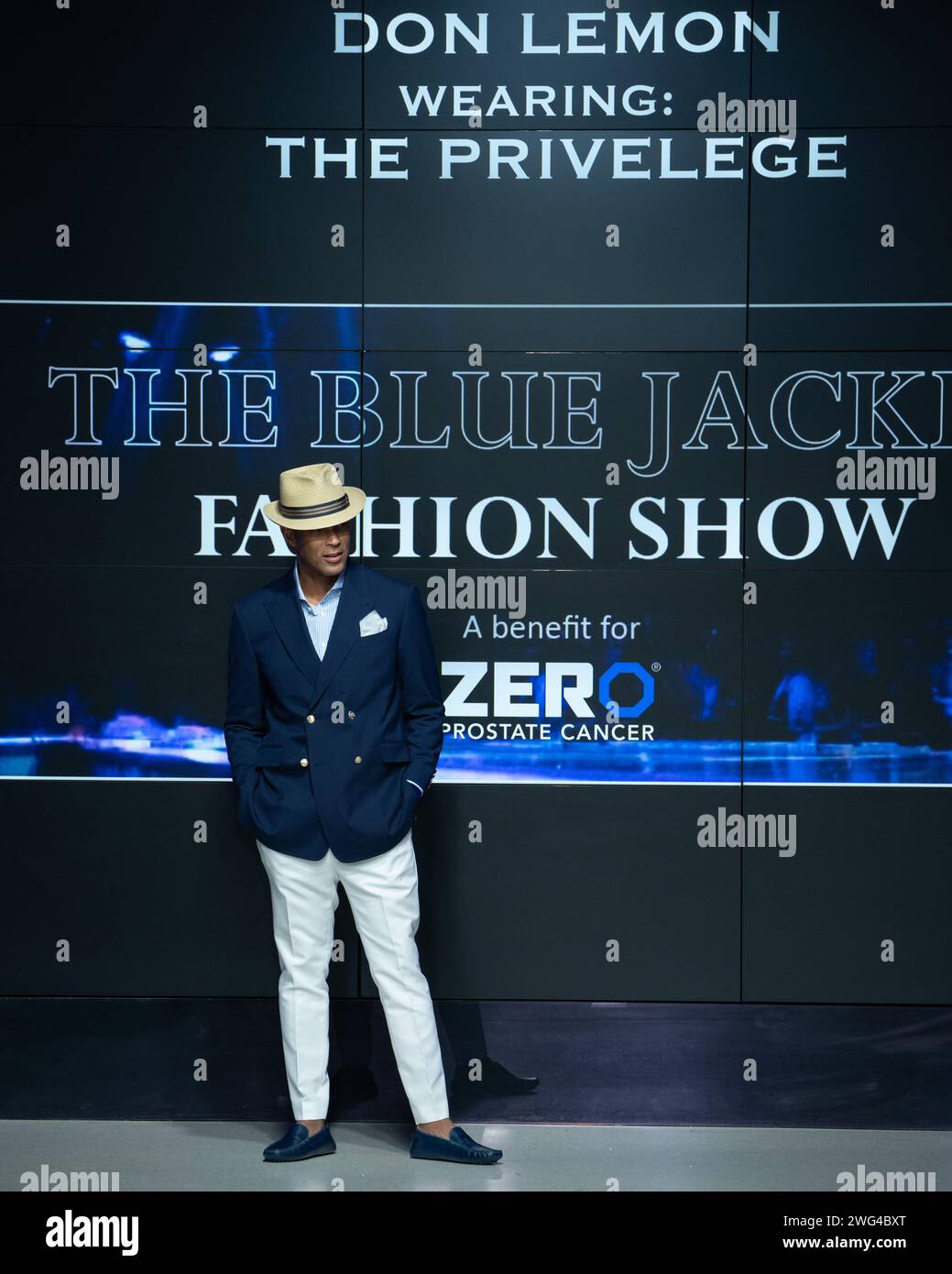 Don Lemon walks the runway at the 8th Annual Blue Jacket Fashion ...