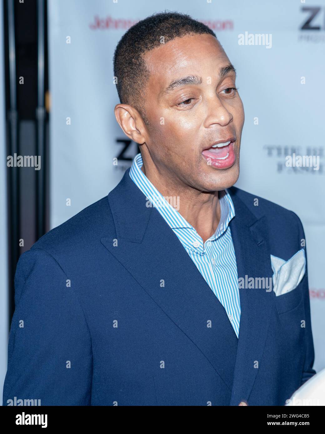 Don Lemon Front Row at the 8th Annual Blue Jacket Fashion supporting ...