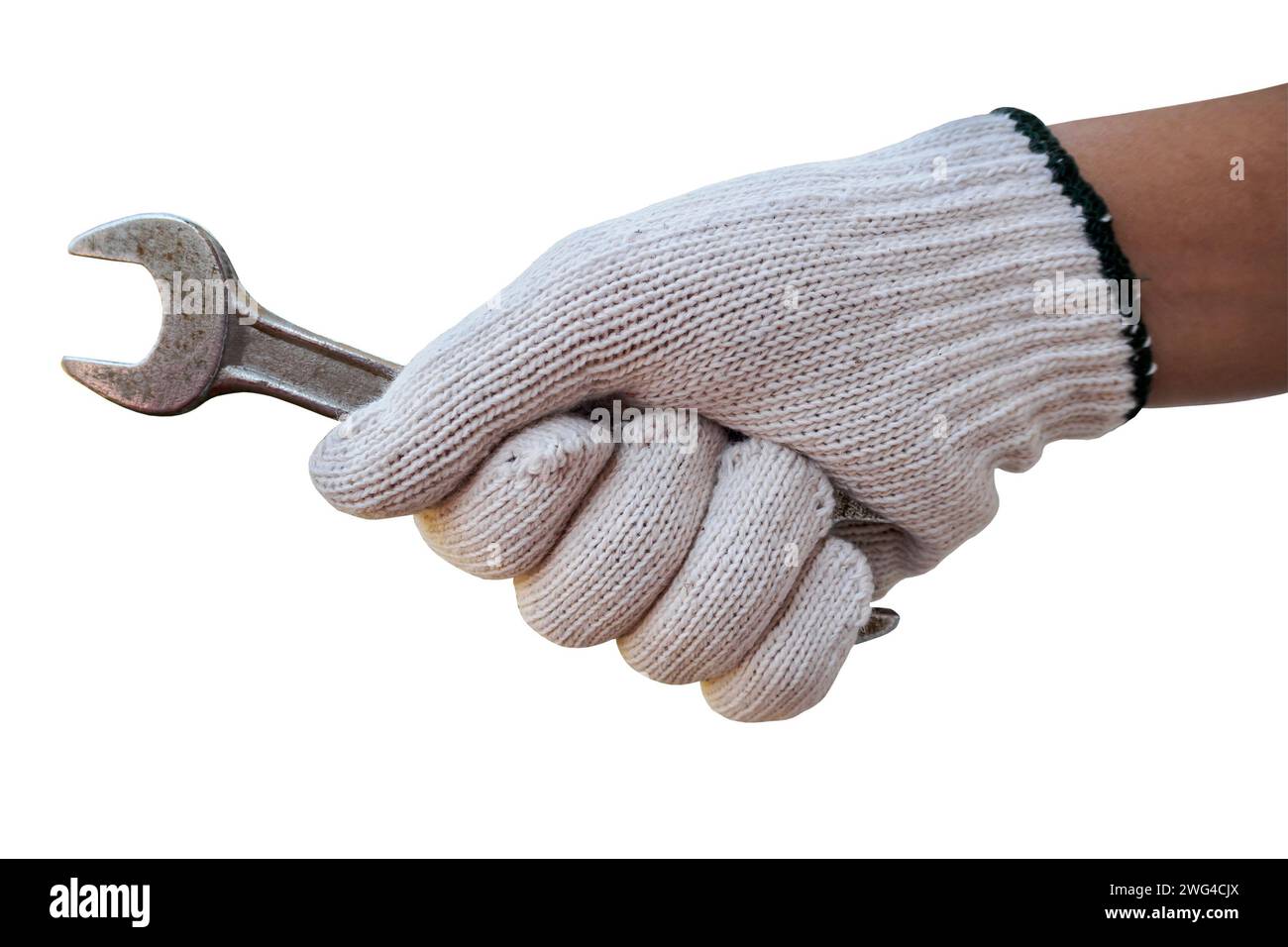 Mechanic hand in glove hi-res stock photography and images - Alamy