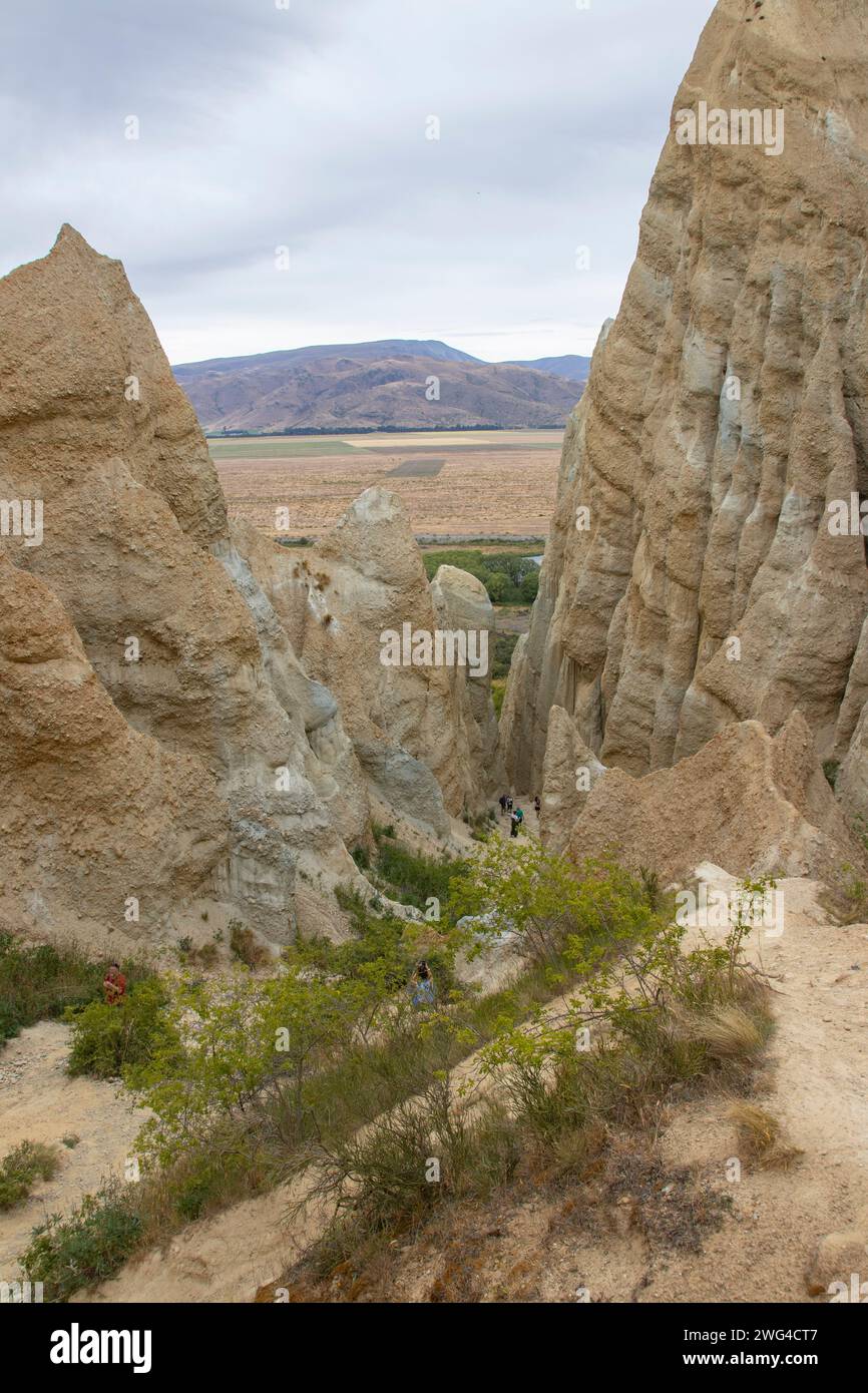 The Clay Cliffs are a stark sight - tall pinnacles separated by narrow ...
